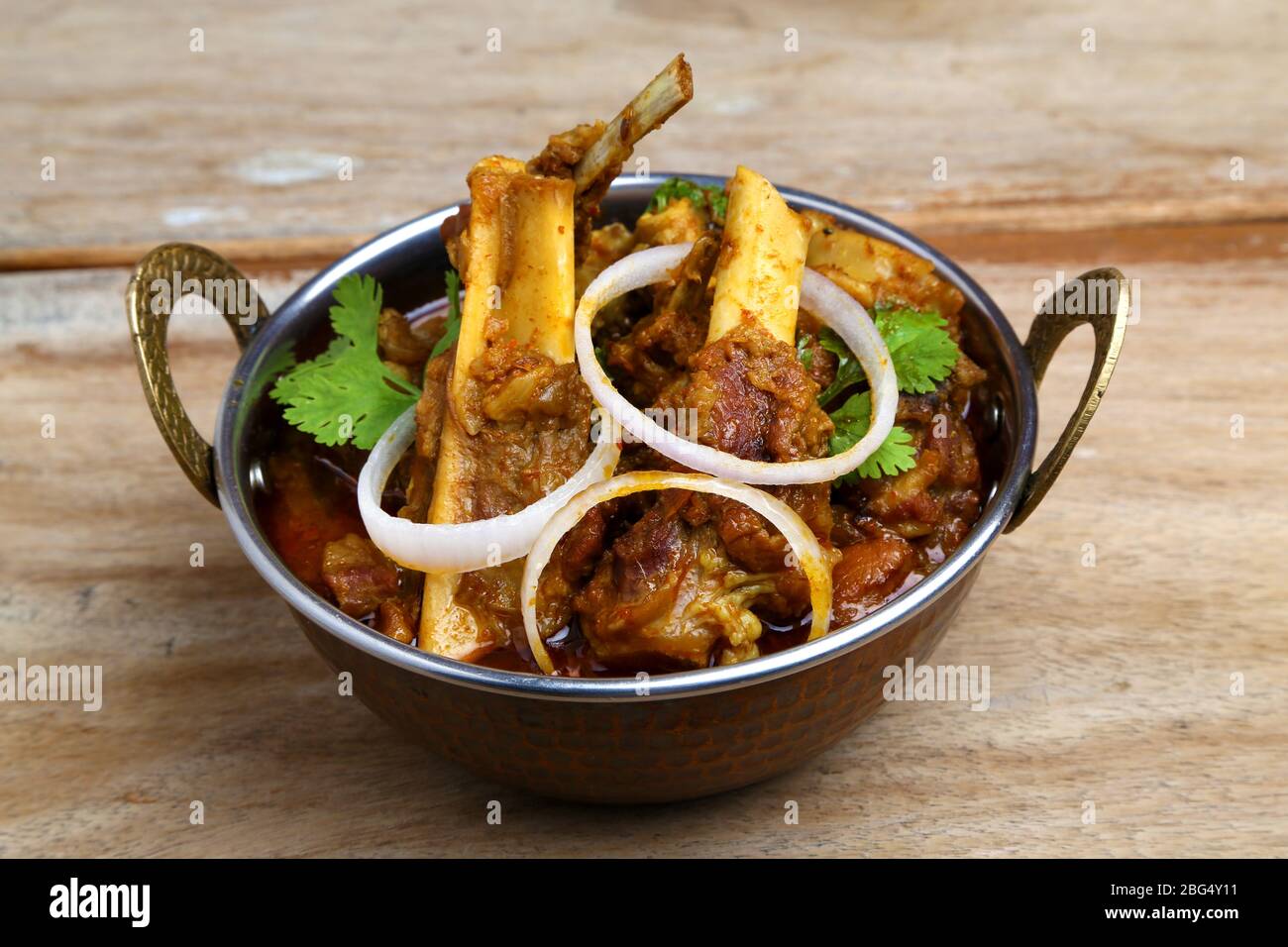 Indian style meat dish or mutton curry Stock Photo - Alamy
