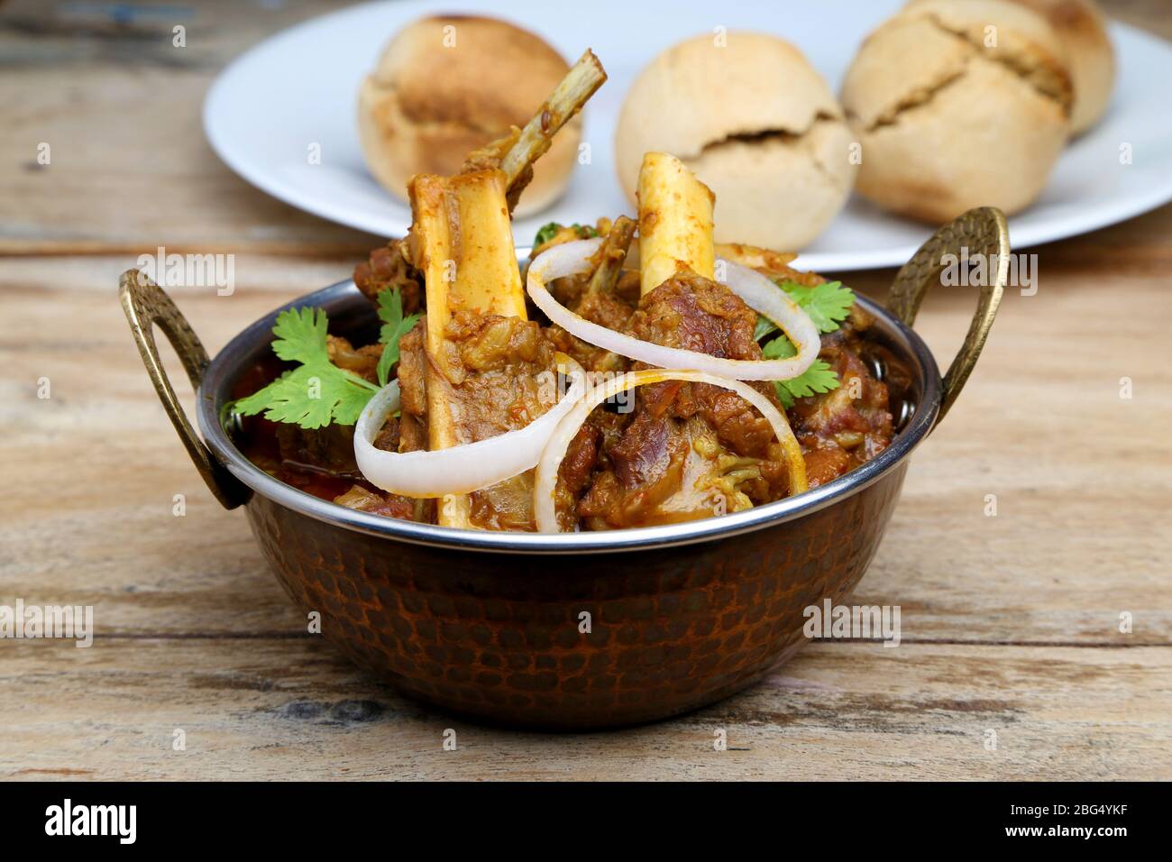 Indian style meat dish or mutton curry Stock Photo - Alamy