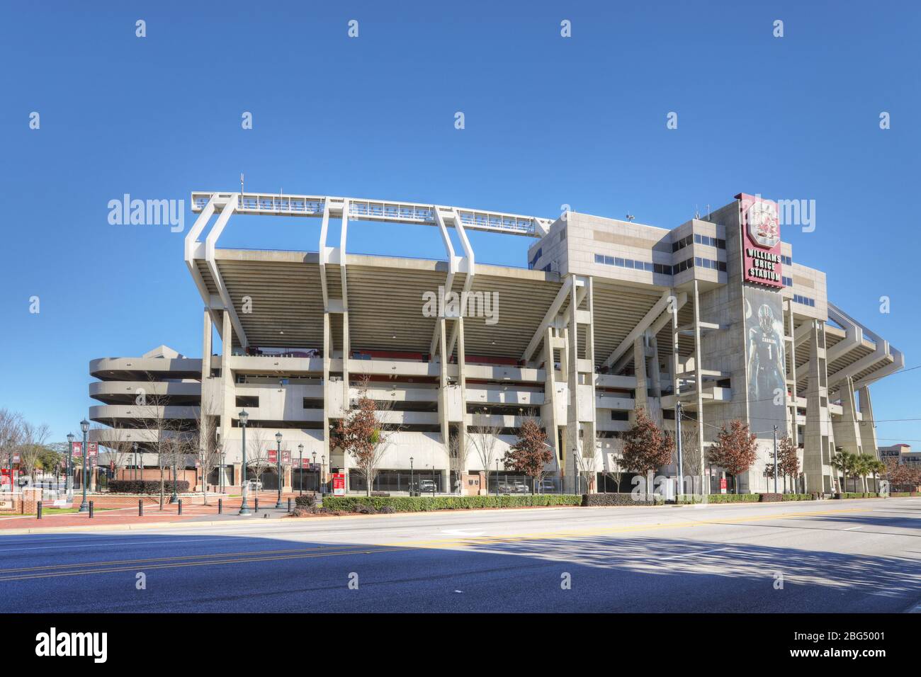 View of William Brice Stadium in Columbia, South Carolina Stock Photo ...