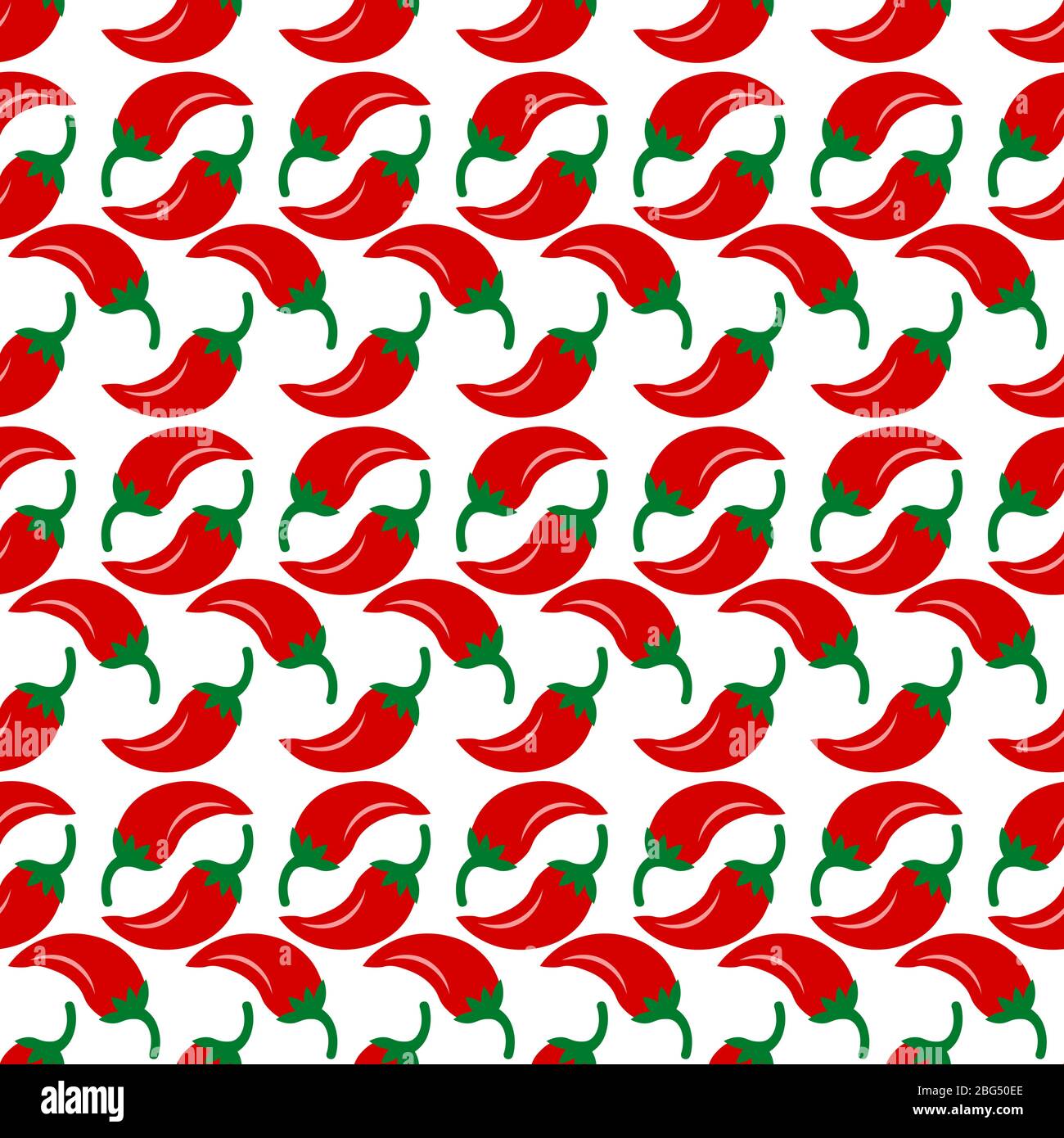 Red pepper wallpaper, illustration, vector on white background Stock ...