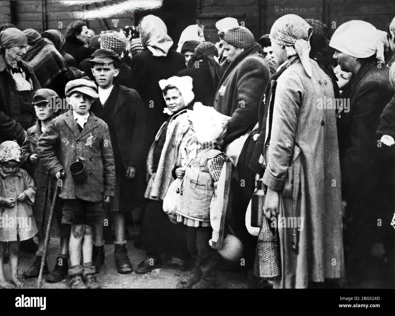 Auschwitz concentration camp arrival hi-res stock photography and ...