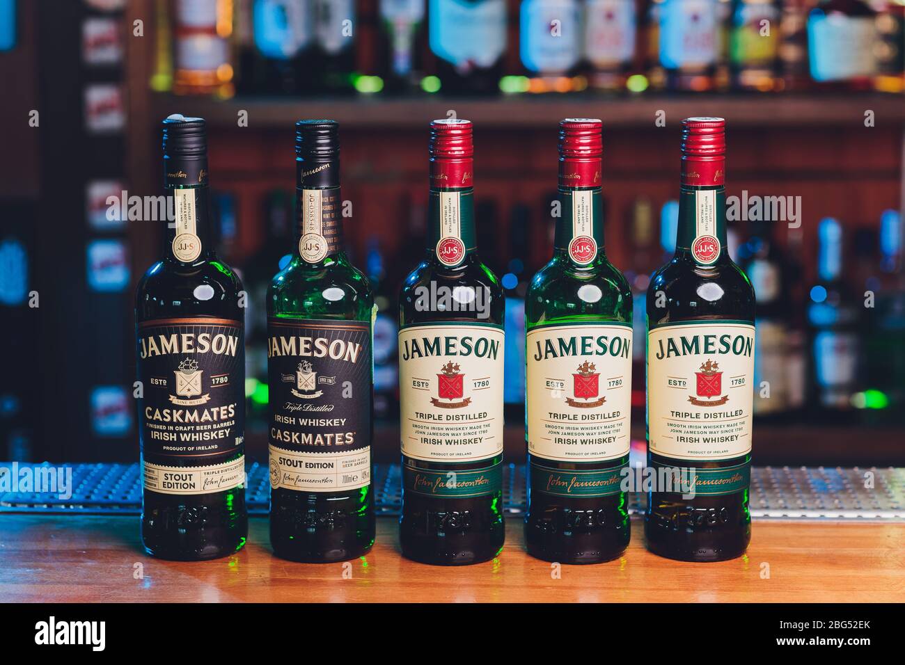 Jameson Sticker High Resolution Stock Photography and Images - Alamy