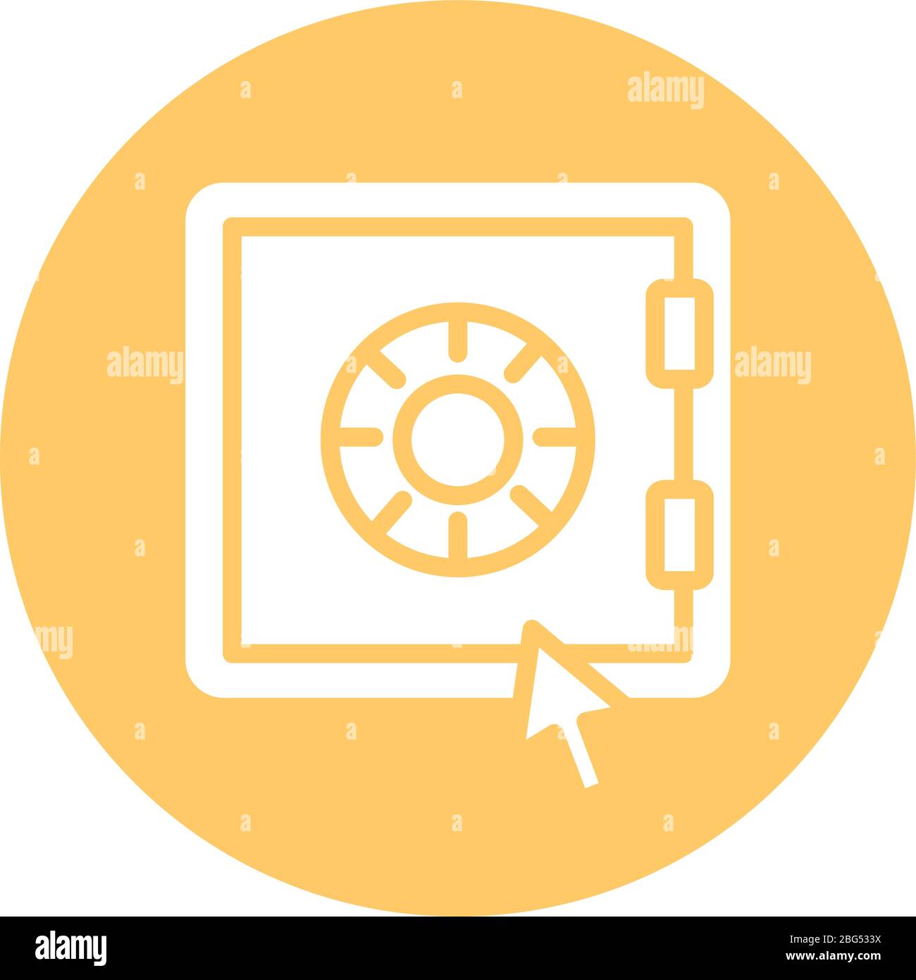 safe box block style icon Stock Vector Image & Art - Alamy