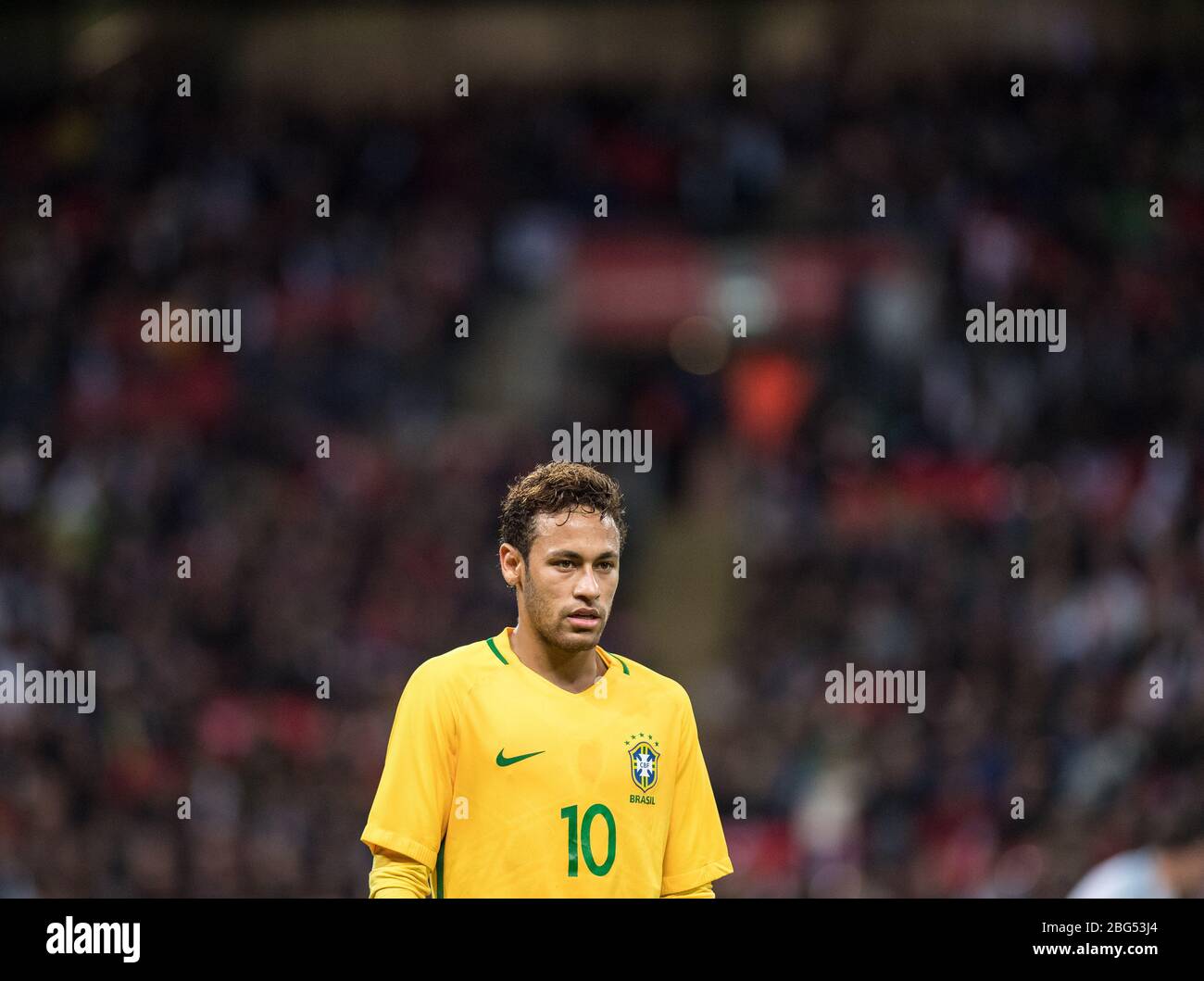 2017, 14 November, GB, London, Wembley Stadium, England v Brazil 0:0 ...