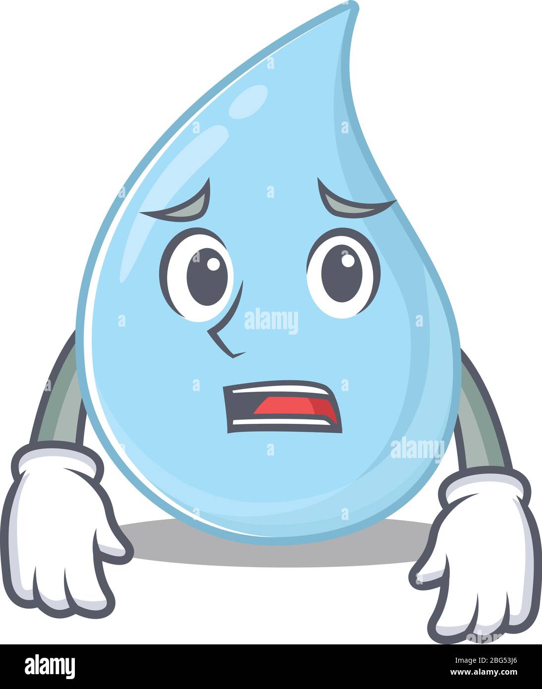 Raindrop With Face Clipart