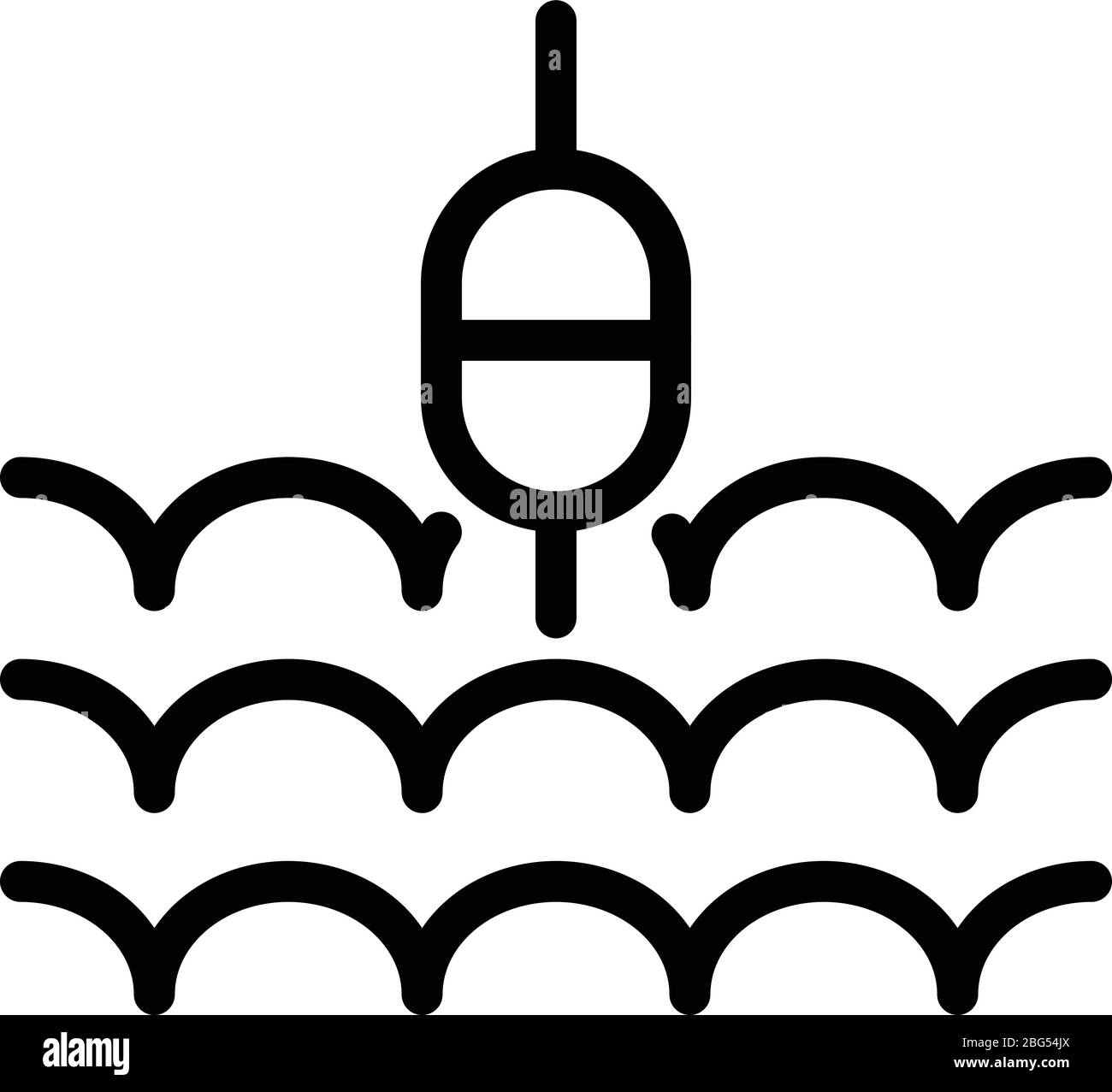 Plastic fishing float Stock Vector Images - Alamy