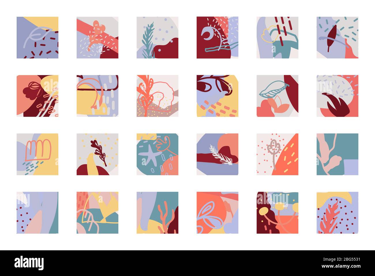 Social media posts icons Cut Out Stock Images & Pictures - Alamy