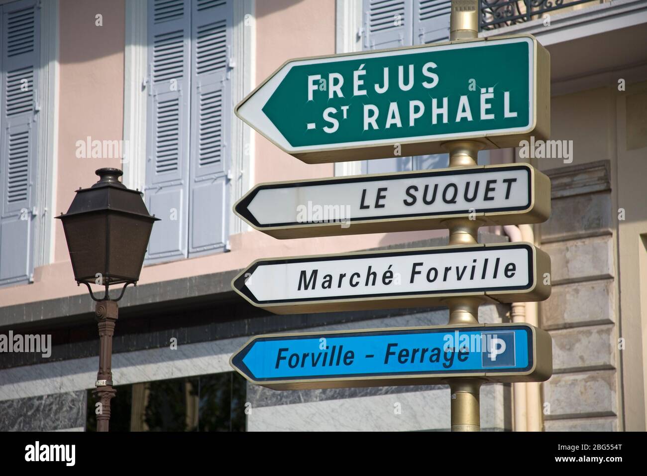 Street signs city cannes hi-res stock photography and images - Alamy