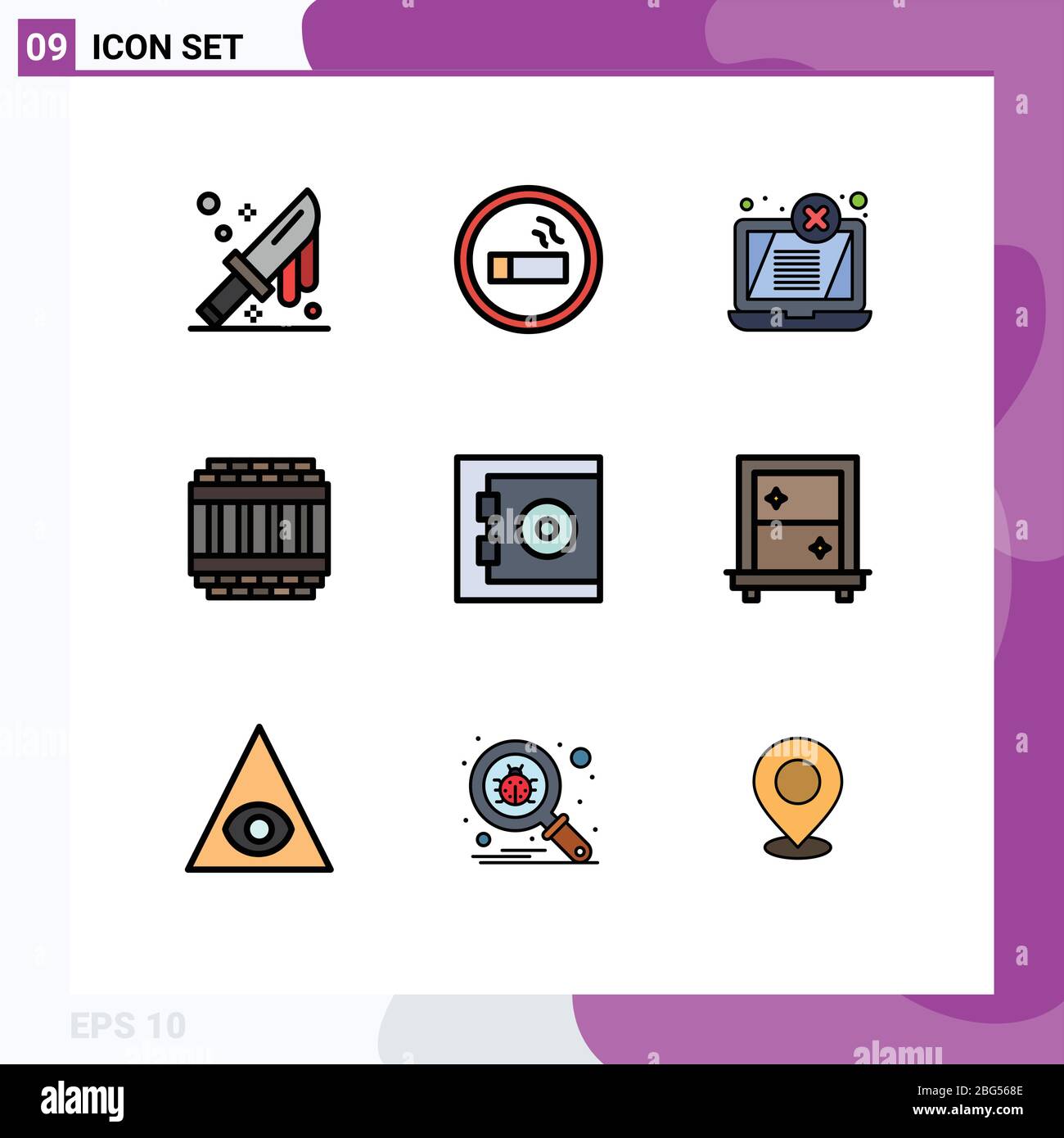 Map of cut knife hi-res stock photography and images - Alamy