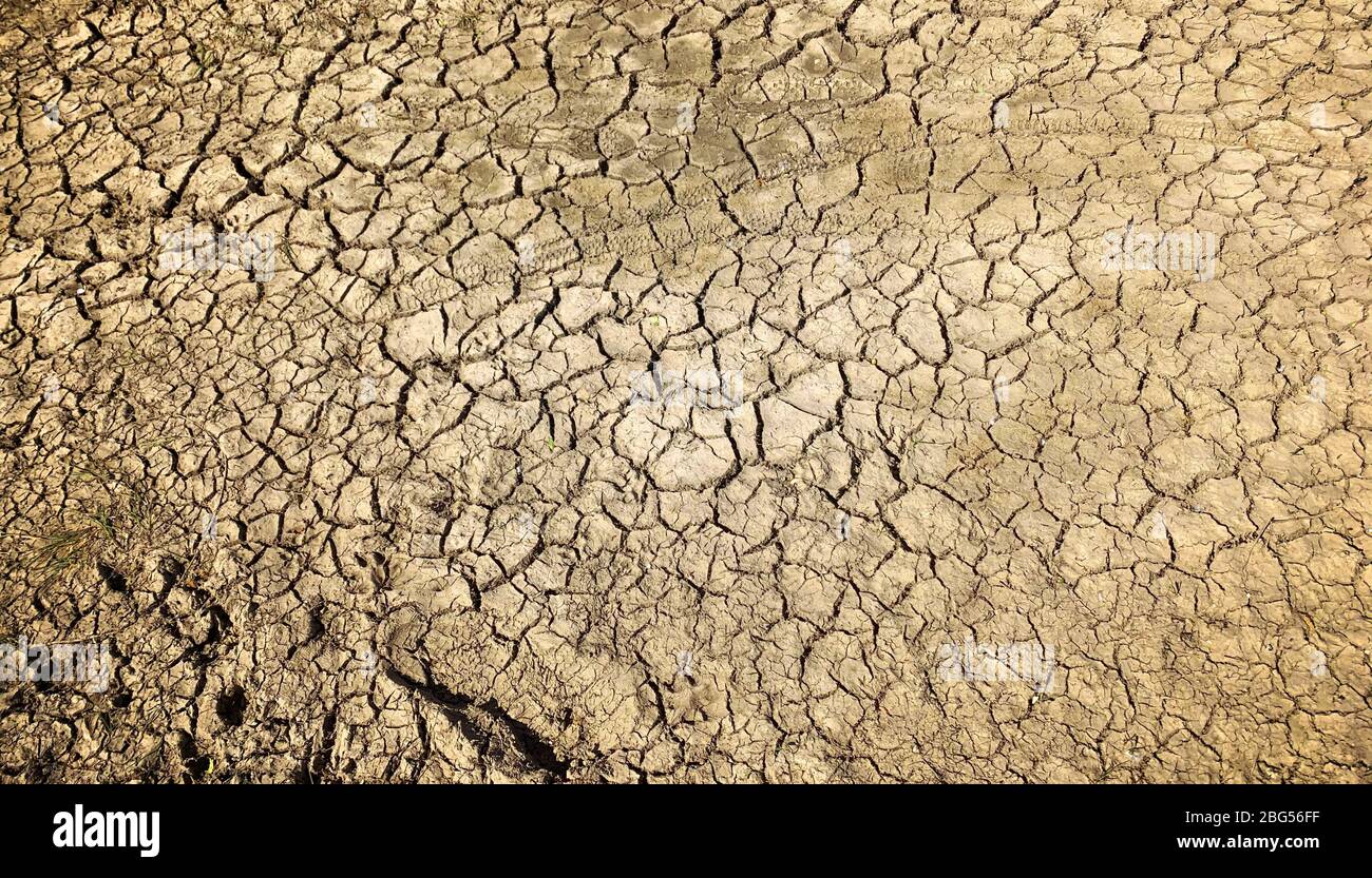 Dried out soil drought drought Stock Photo - Alamy