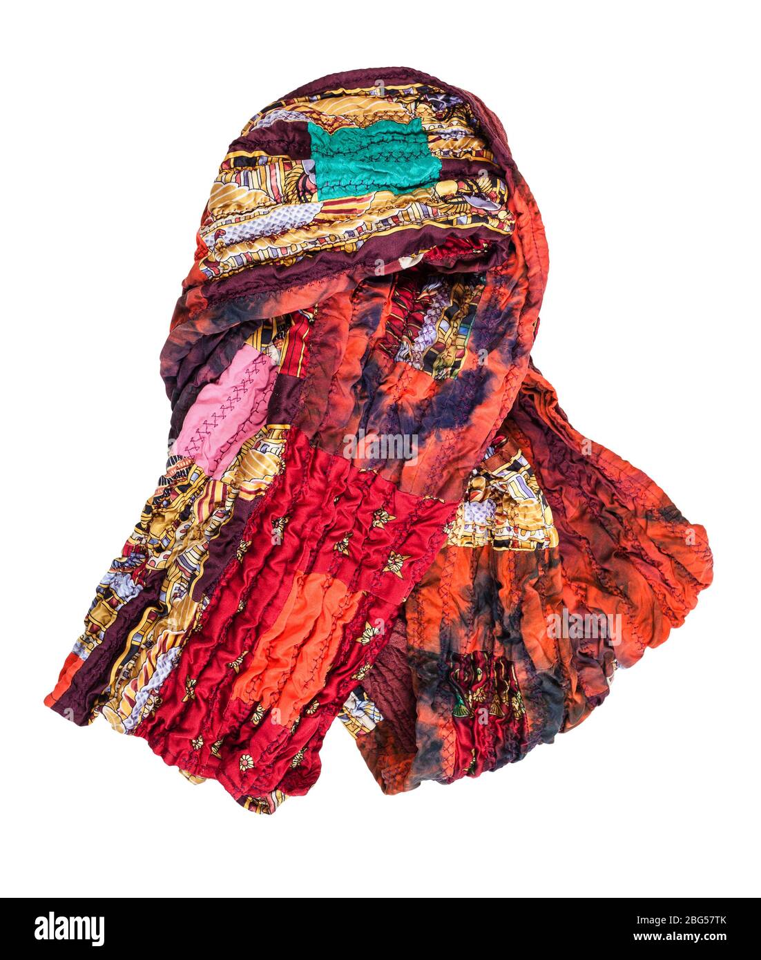 Red scarf wrapped on head hi-res stock photography and images - Alamy
