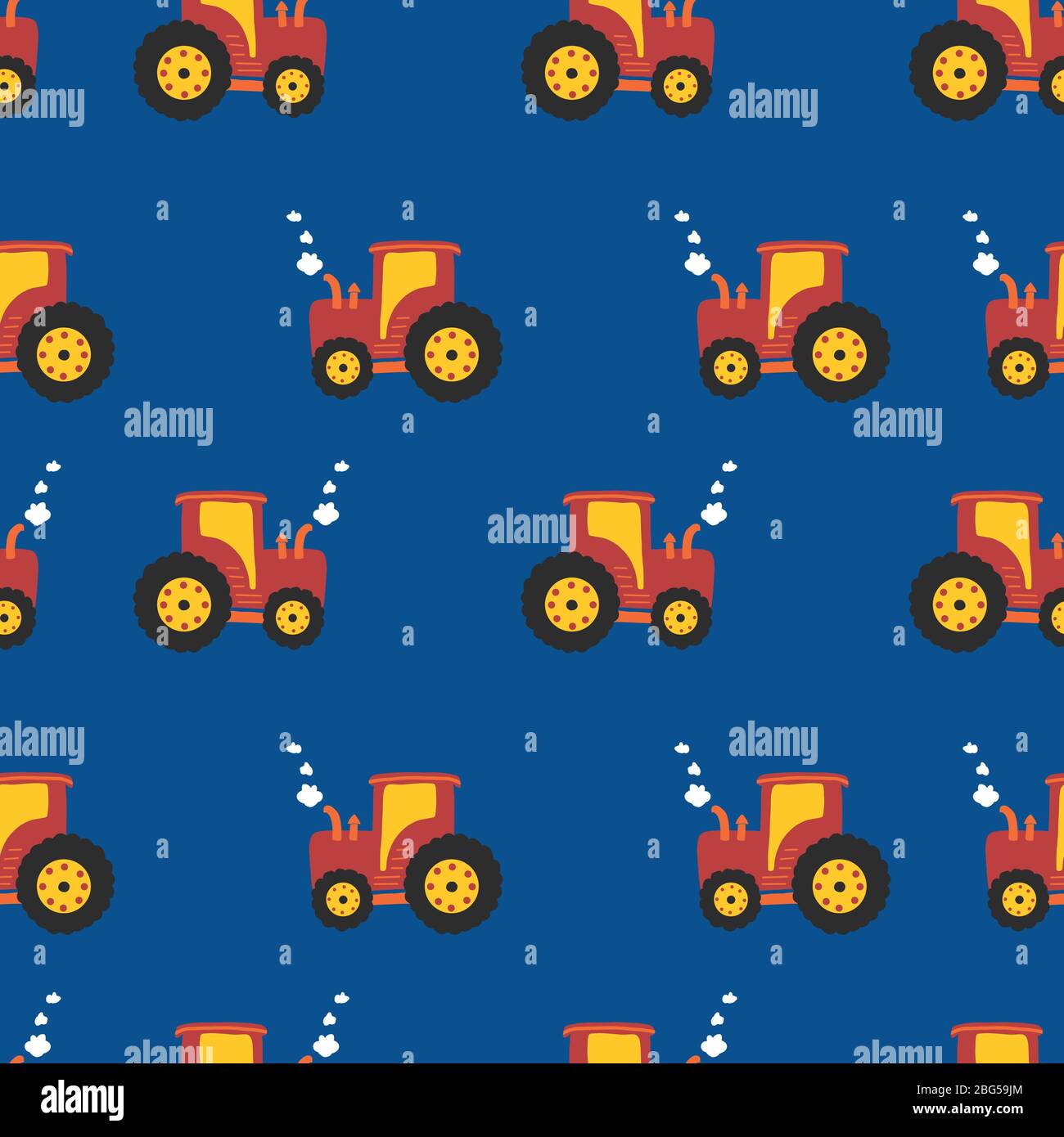 Cartoon tractor hi-res stock photography and images - Alamy