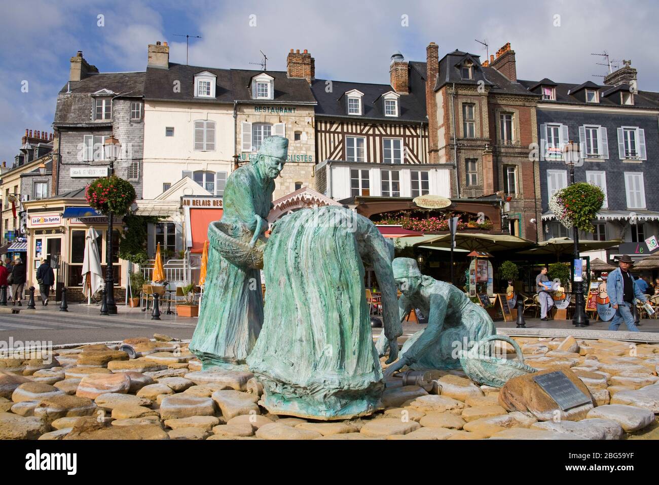 Sculpture by Jean Mare de Pas,Honfleur,Normandy,France,Europe Stock ...