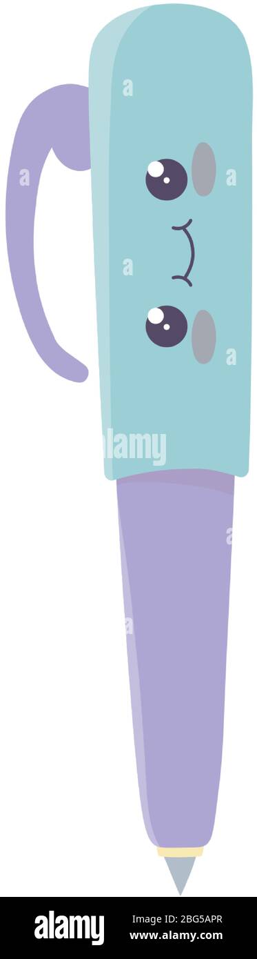 Pencil kawaii cartoon hi-res stock photography and images - Alamy