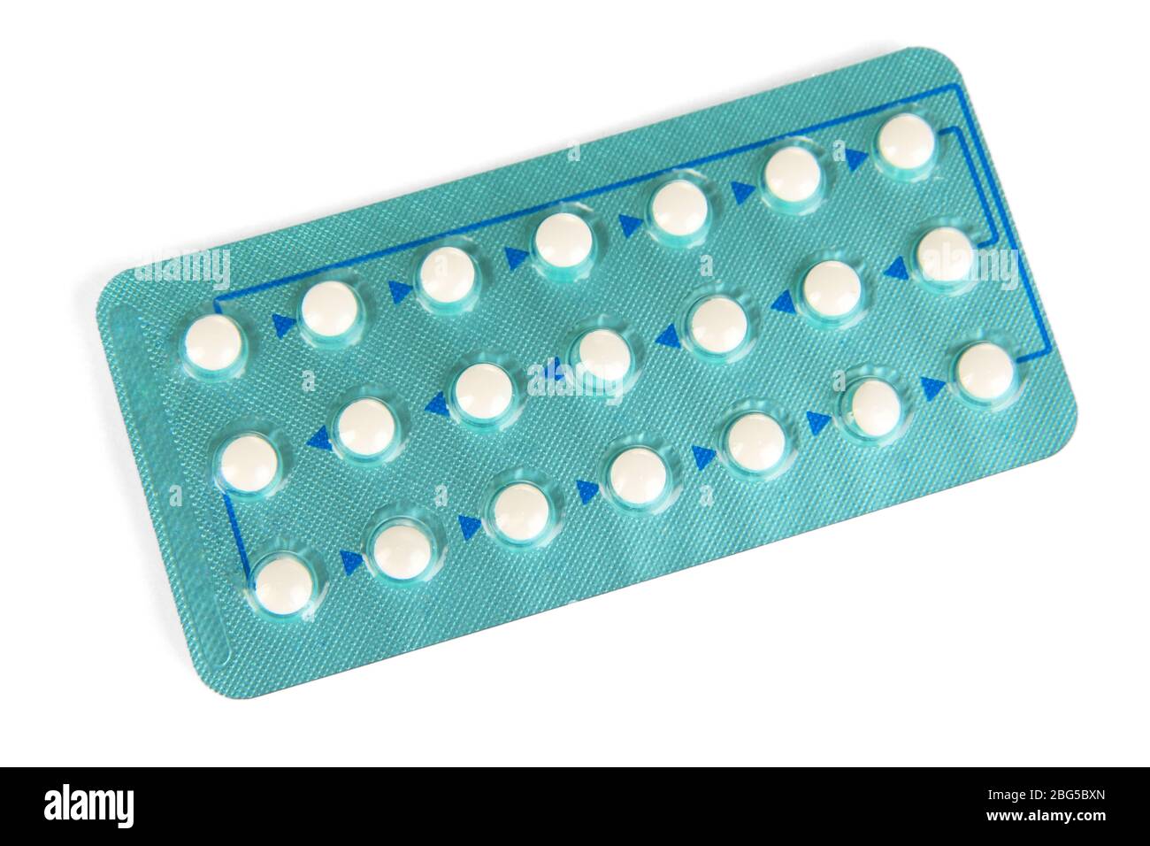Row of pills on white Cut Out Stock Images & Pictures - Alamy