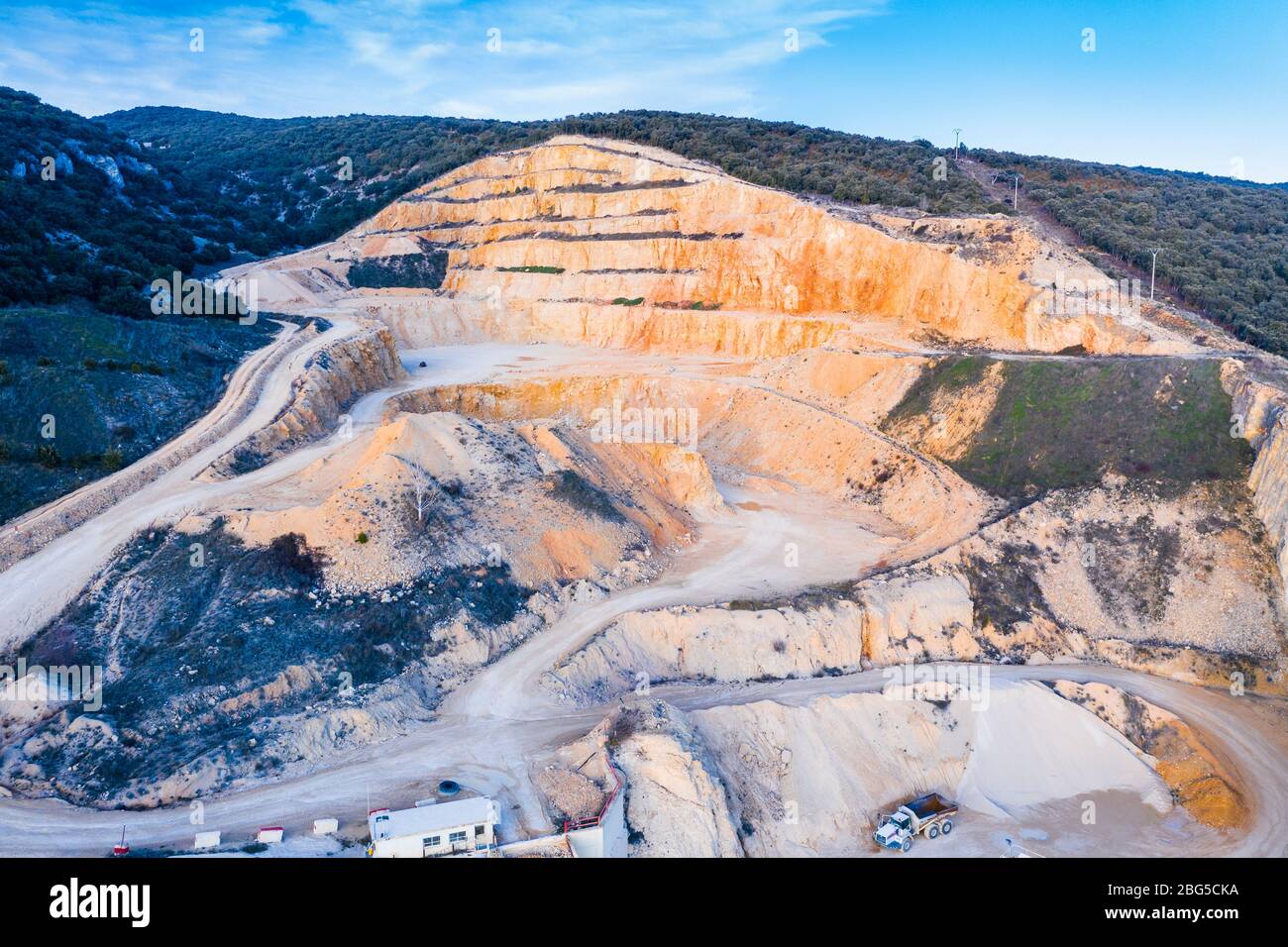 Quarry aerial hi-res stock photography and images - Alamy