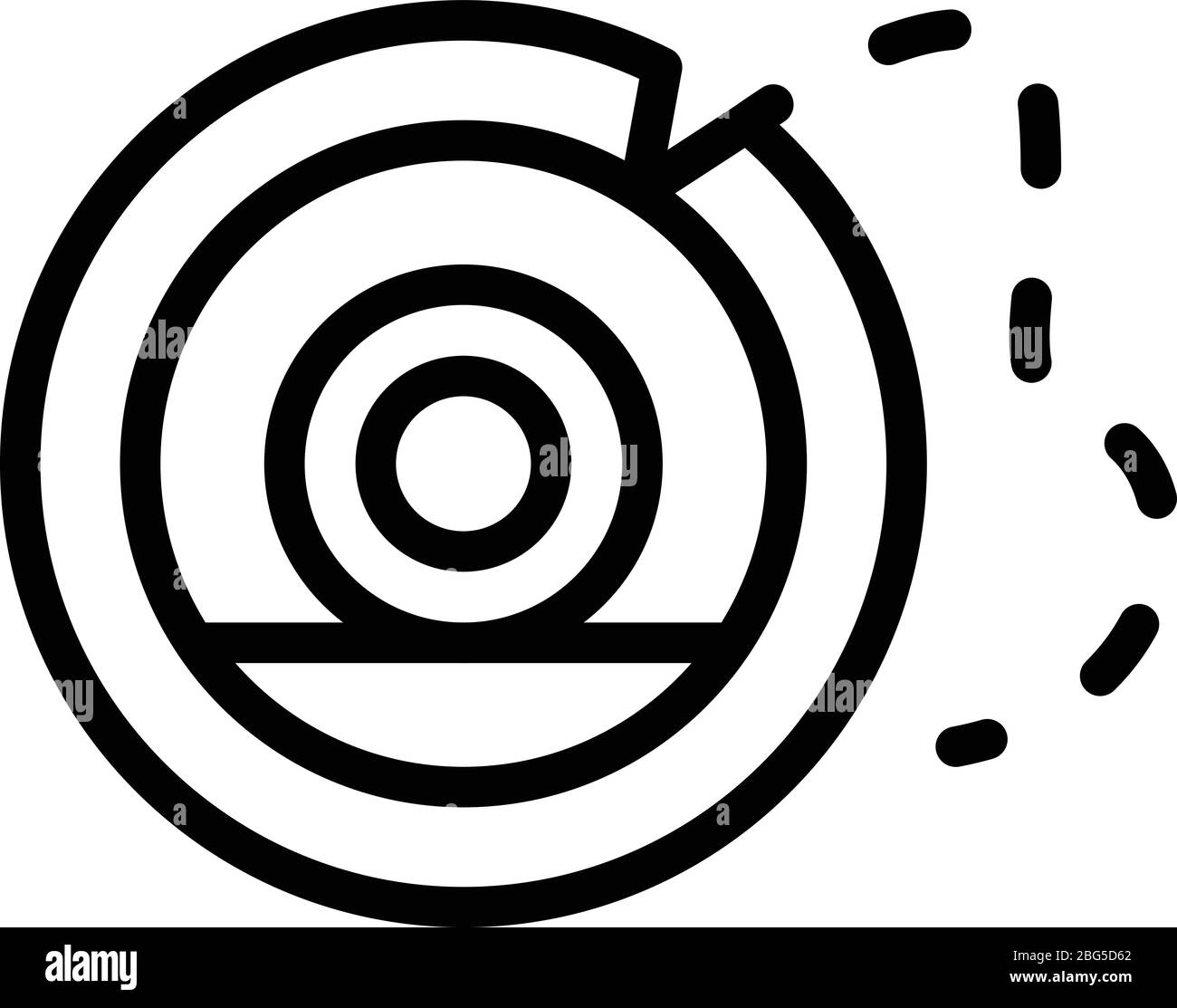 Fly fish reel spool icon, outline style Stock Vector Image & Art - Alamy