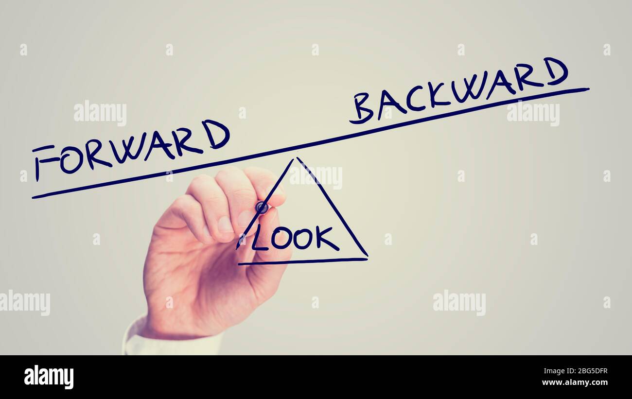 Backward looking hi-res stock photography and images - Alamy