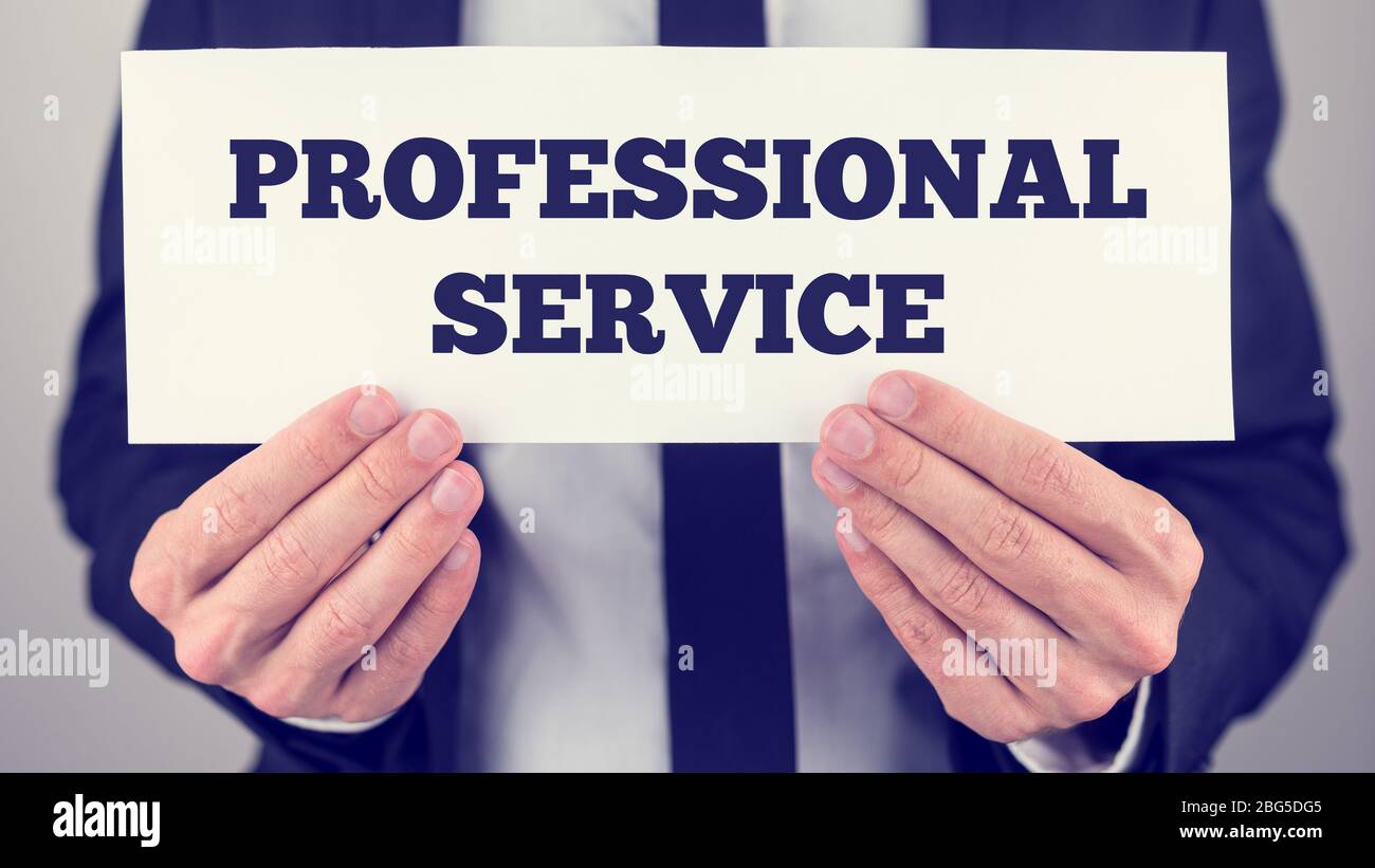 Professional courtesy hi-res stock photography and images - Alamy