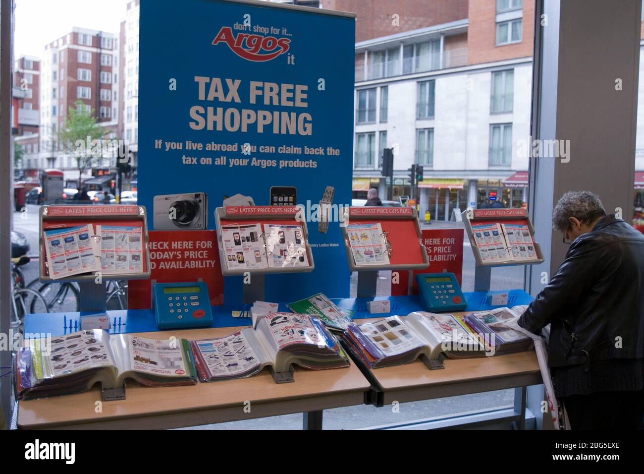 Internal shot of an Argos store, part of the Home Retail Group Stock ...