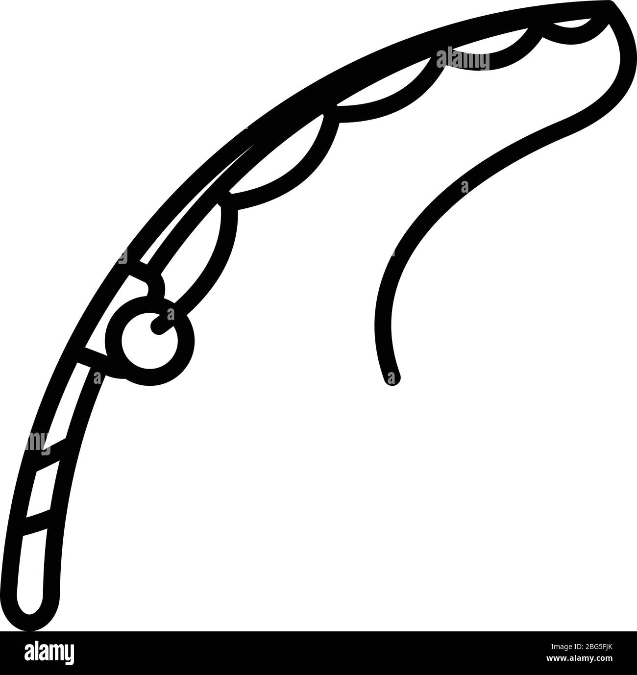 Fishing spinning icon, outline style Stock Vector Image & Art - Alamy