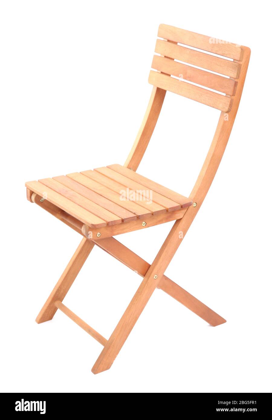 Wooden chairs isolated on white Stock Photo - Alamy