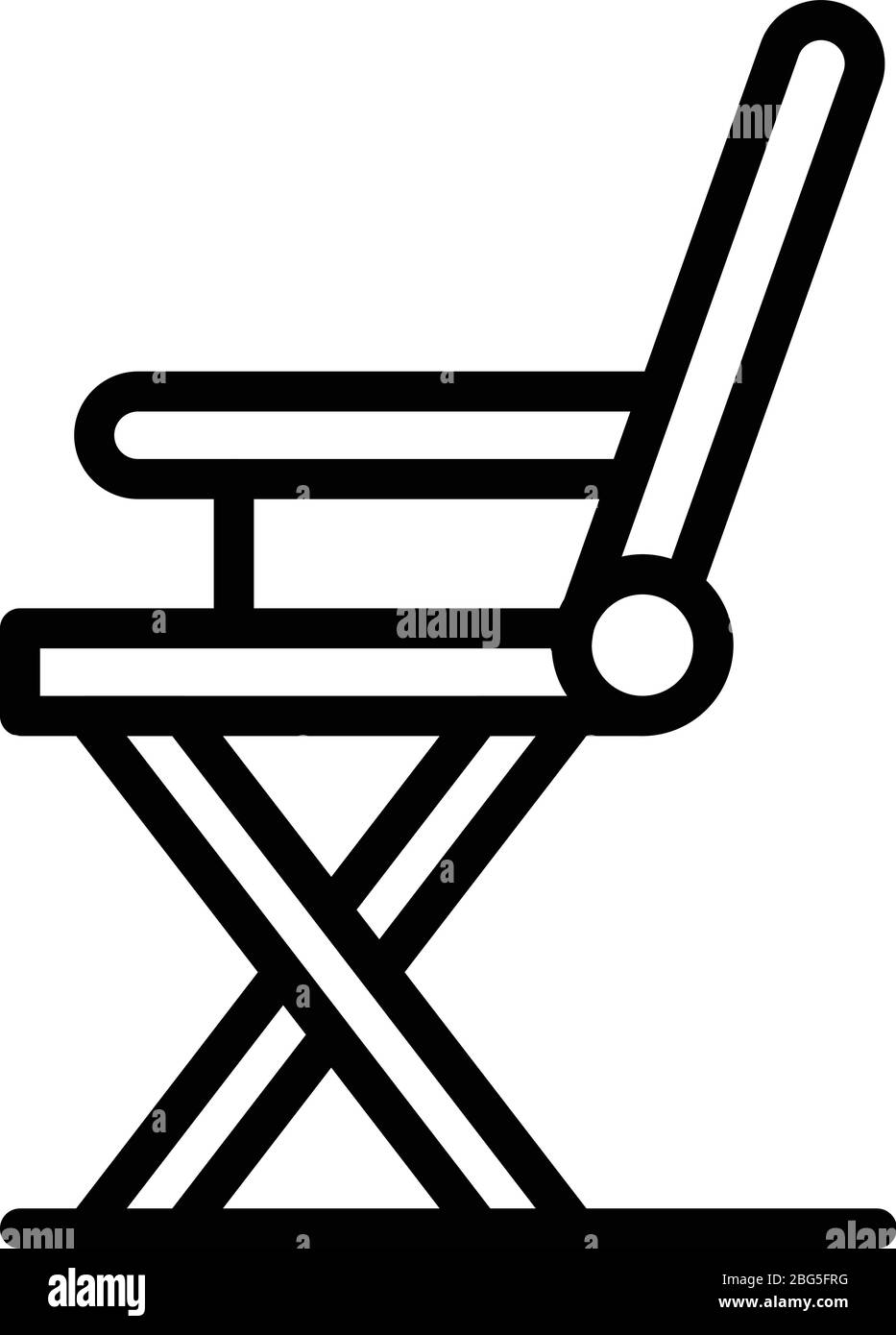 Portable chair icon, outline style Stock Vector Image & Art - Alamy