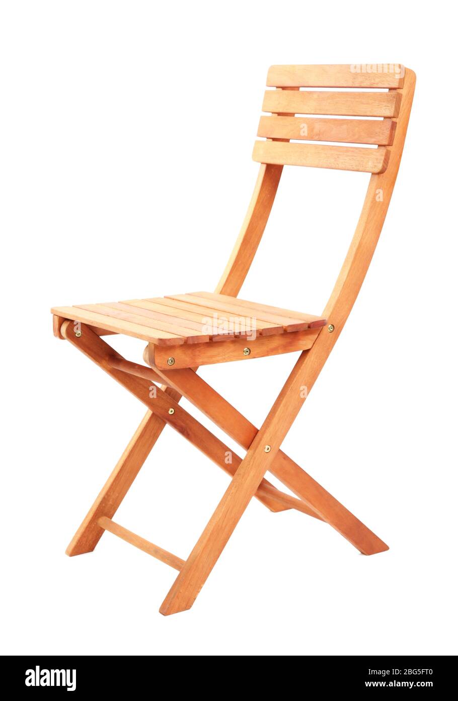 Wooden chairs isolated on white Stock Photo - Alamy