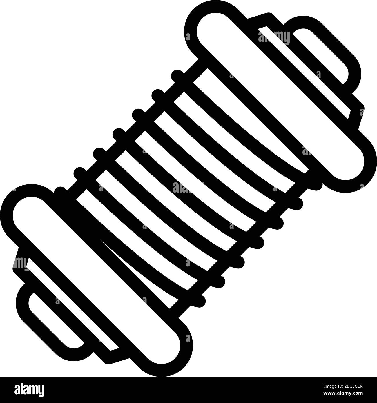 Line spool reel icon, outline style Stock Vector Image & Art - Alamy