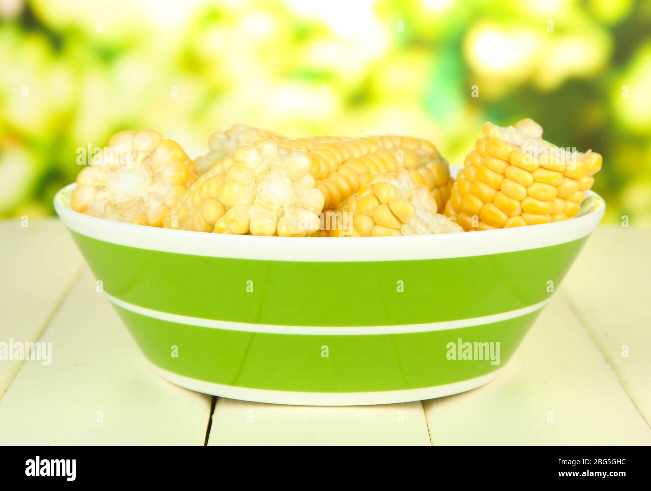 Boiled corn kernels in white hi-res stock photography and images - Alamy