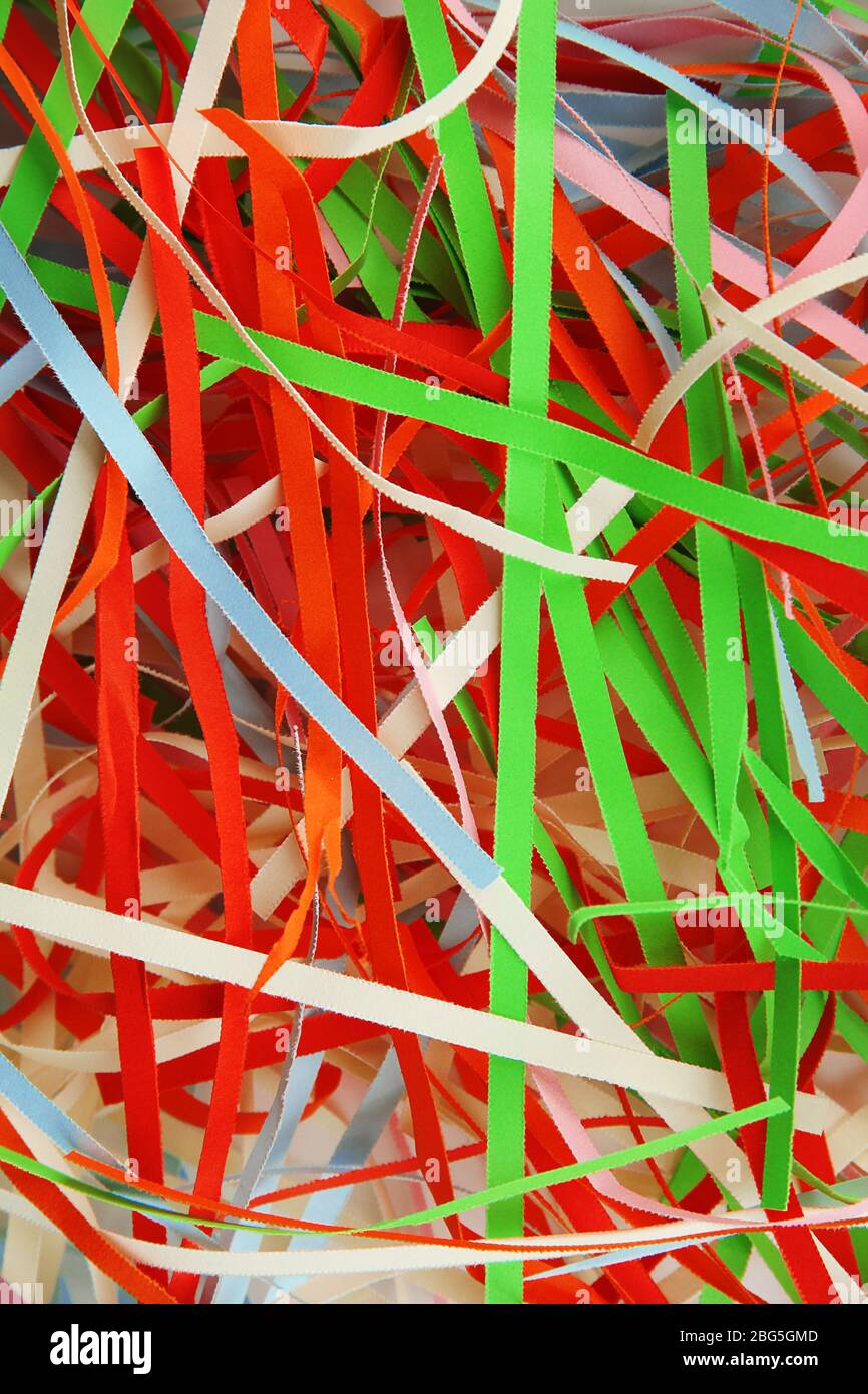 Paper ribbons background Stock Photo - Alamy