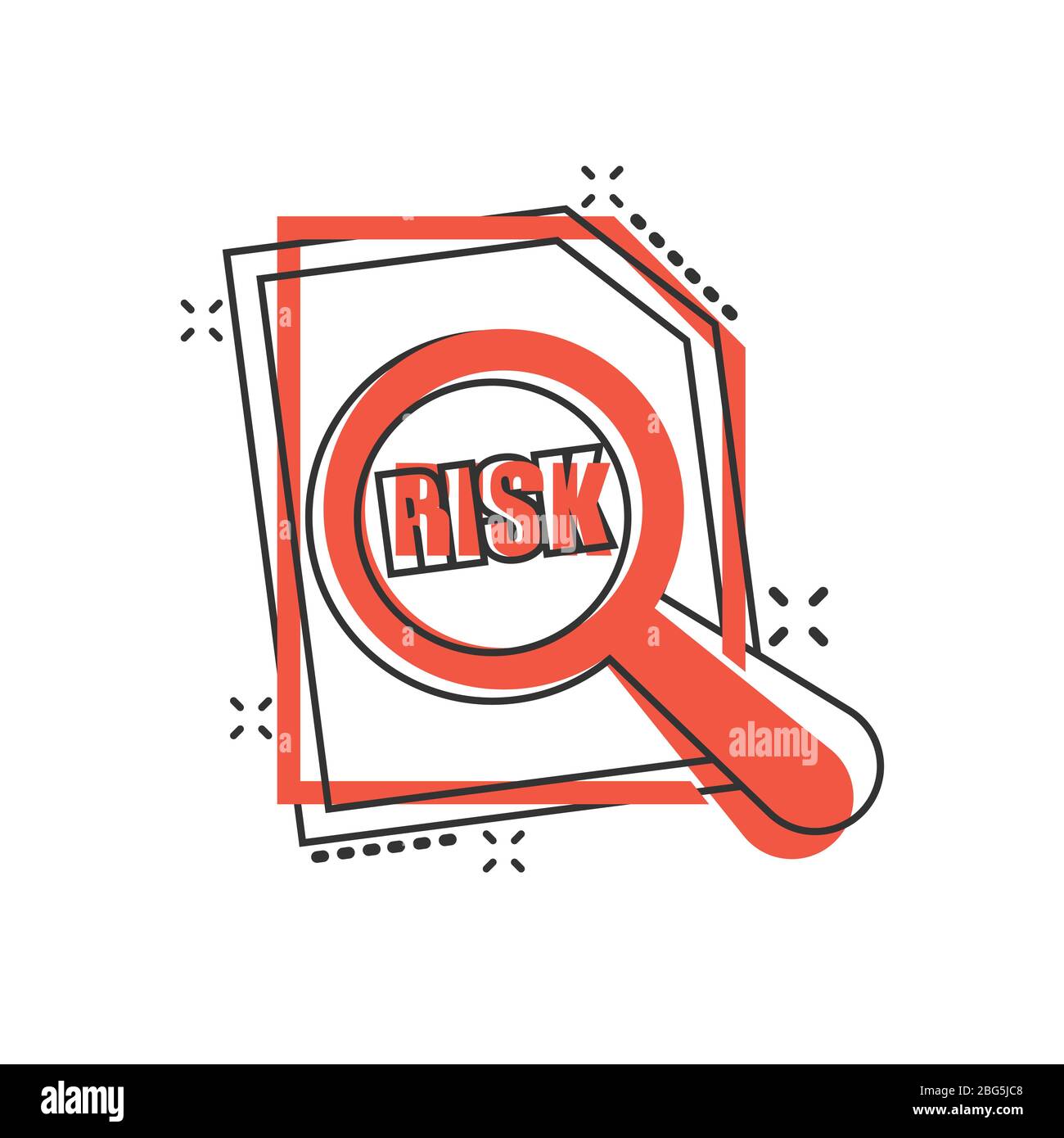 Risk assessment cartoon Stock Vector Images - Alamy