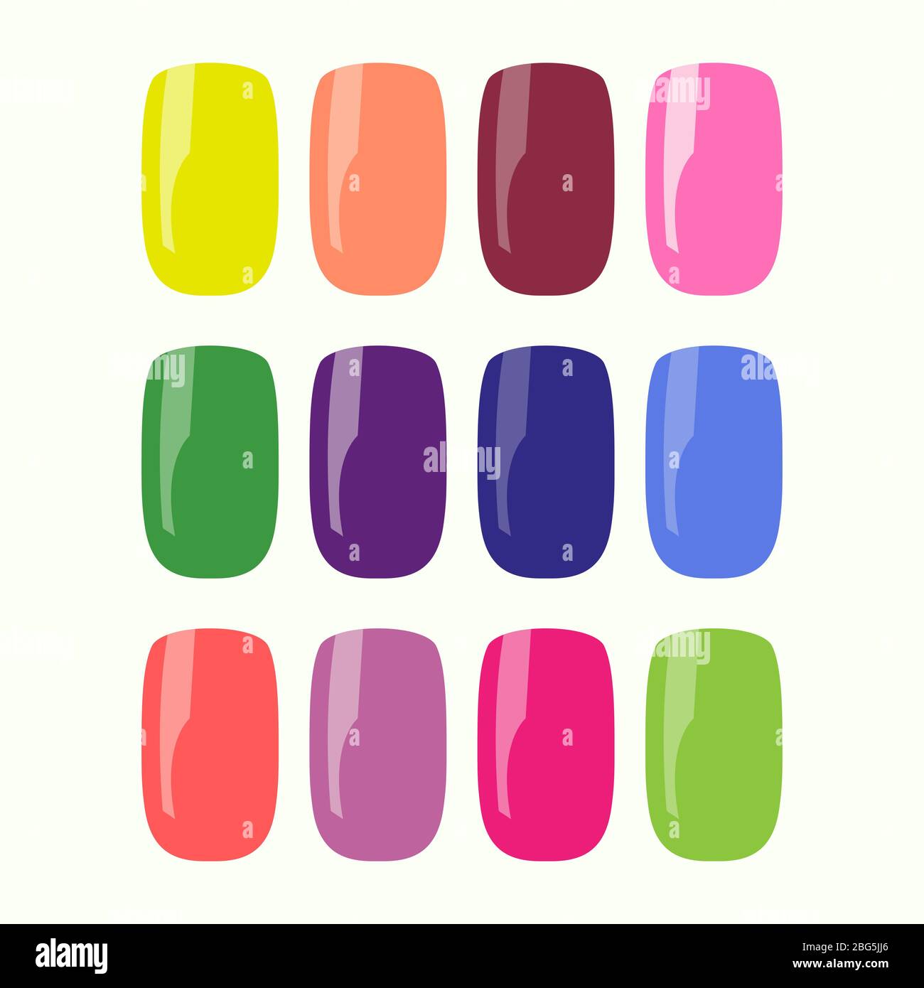 Woman on multi colored Stock Vector Images - Alamy