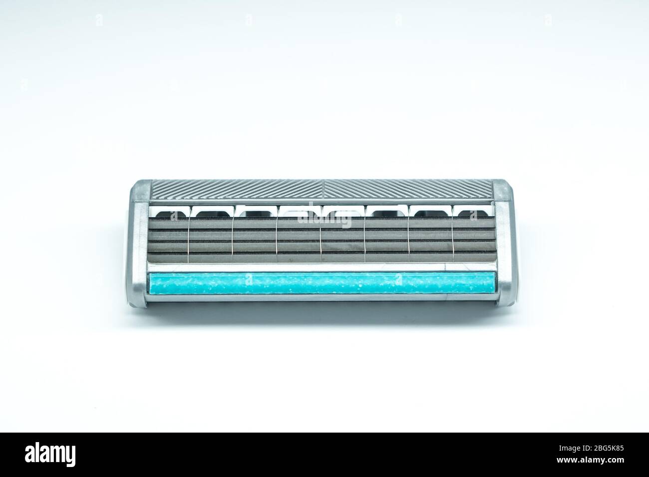 Replaceable razor blade cartridge isolated on white Stock Photo - Alamy