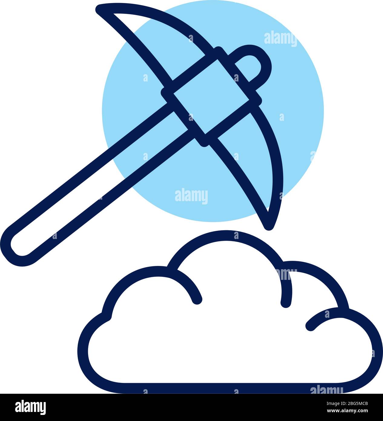 Pickaxe icon simple style Stock Vector Images - Alamy