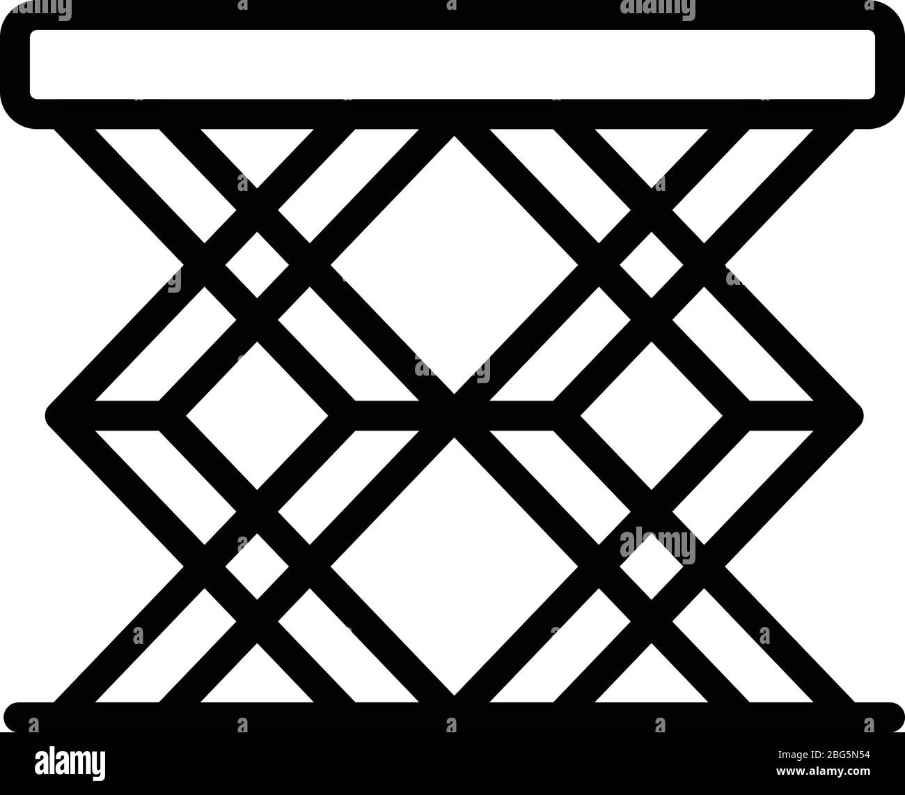 Folding table icon, outline style Stock Vector Image & Art - Alamy