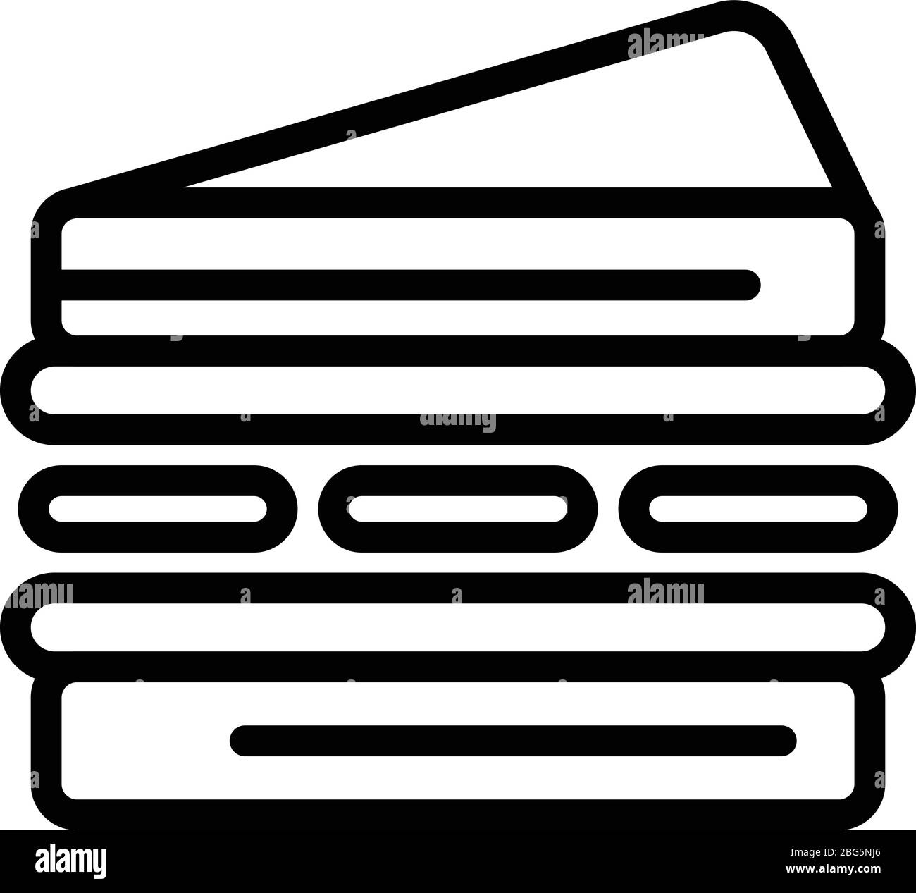 Vegetable sandwich icon, outline style Stock Vector Image & Art - Alamy