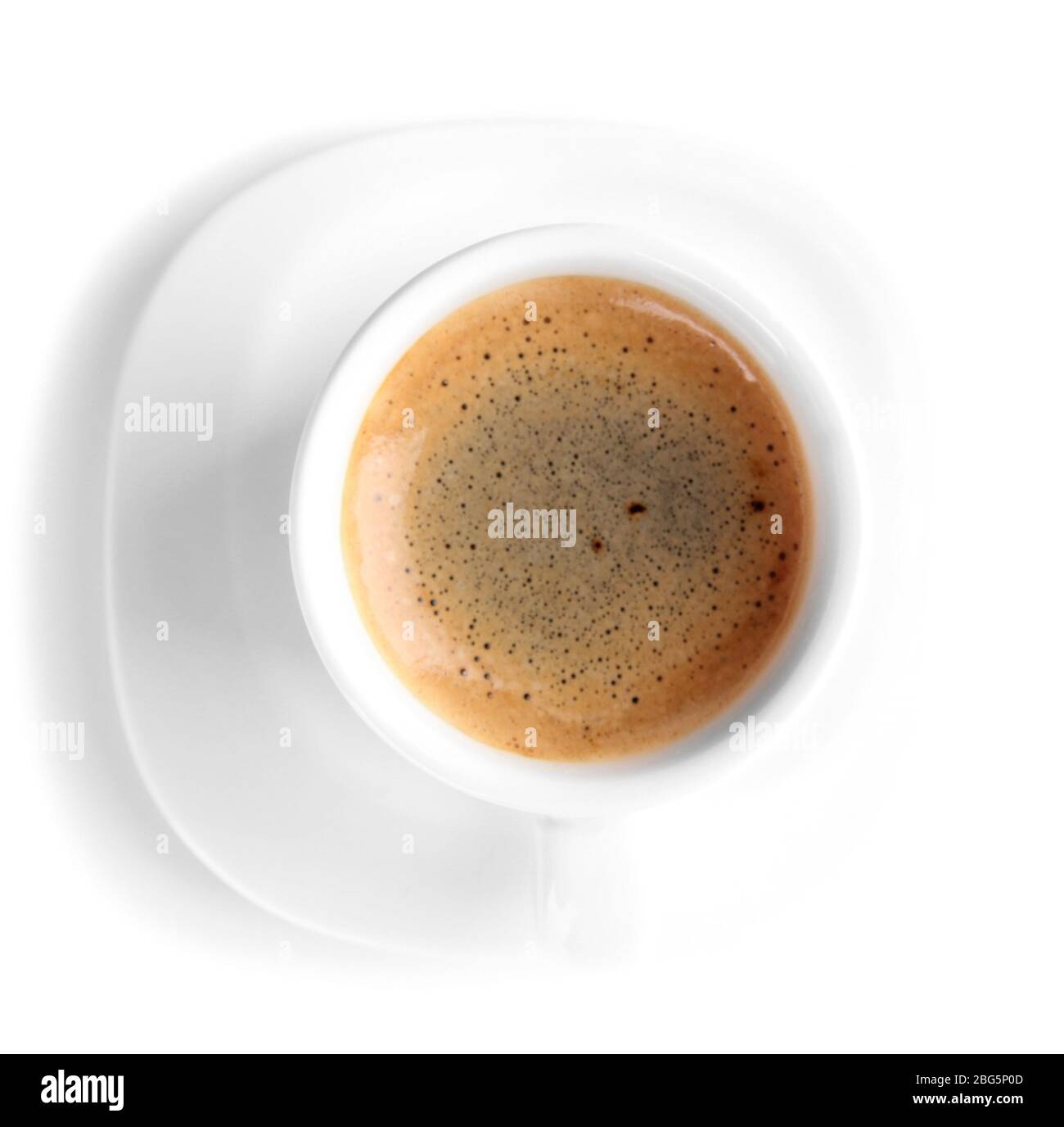 Cup of coffee, isolated on white Stock Photo - Alamy
