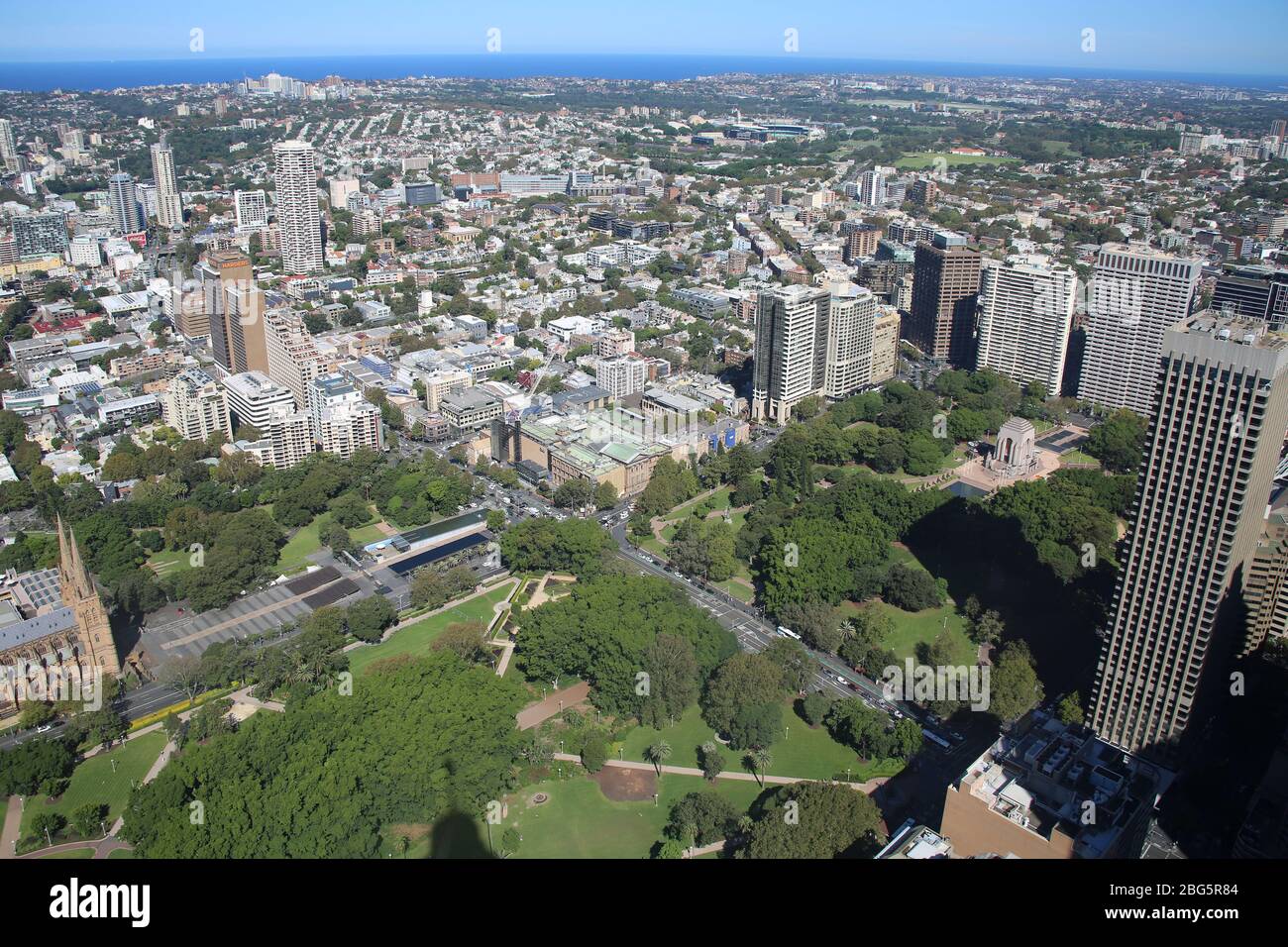 Sydney tower view hi-res stock photography and images - Alamy