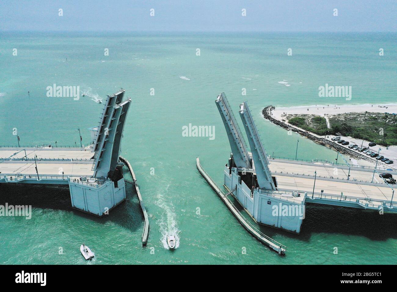 DRAW BRIDGE CLEARWATER FLORIDA Stock Photo - Alamy