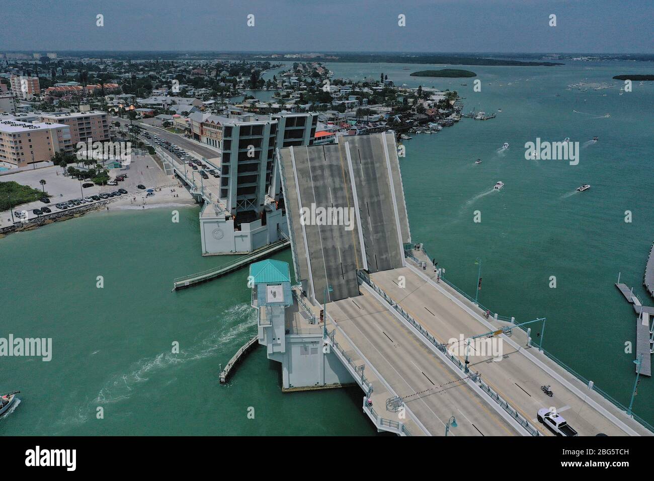 DRAW BRIDGE CLEARWATER FLORIDA Stock Photo - Alamy