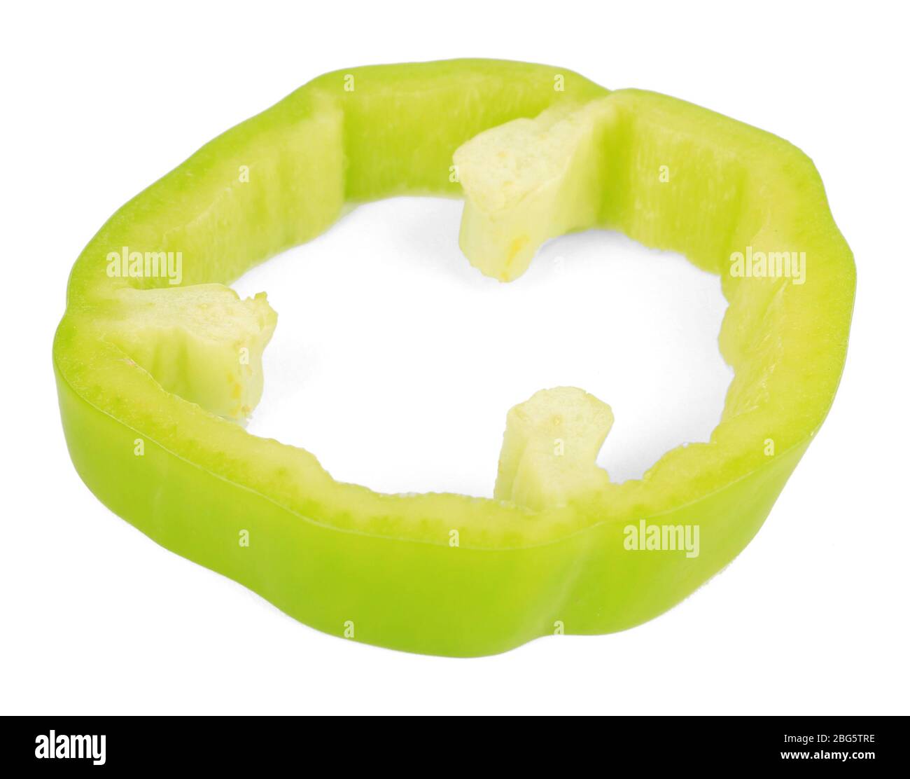 Green pepper slice hi-res stock photography and images - Alamy