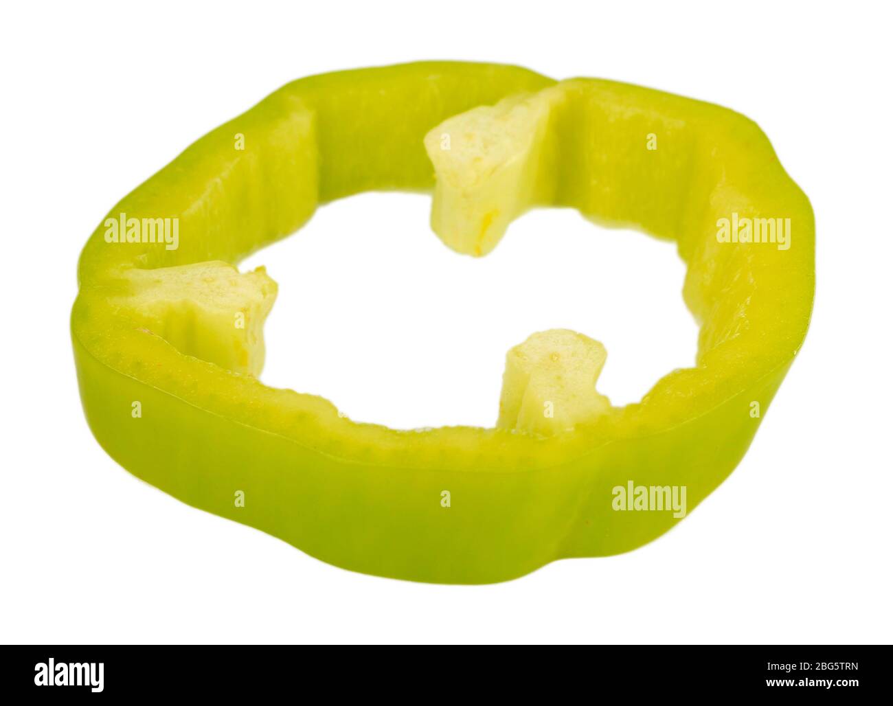 Green pepper slice hi-res stock photography and images - Alamy