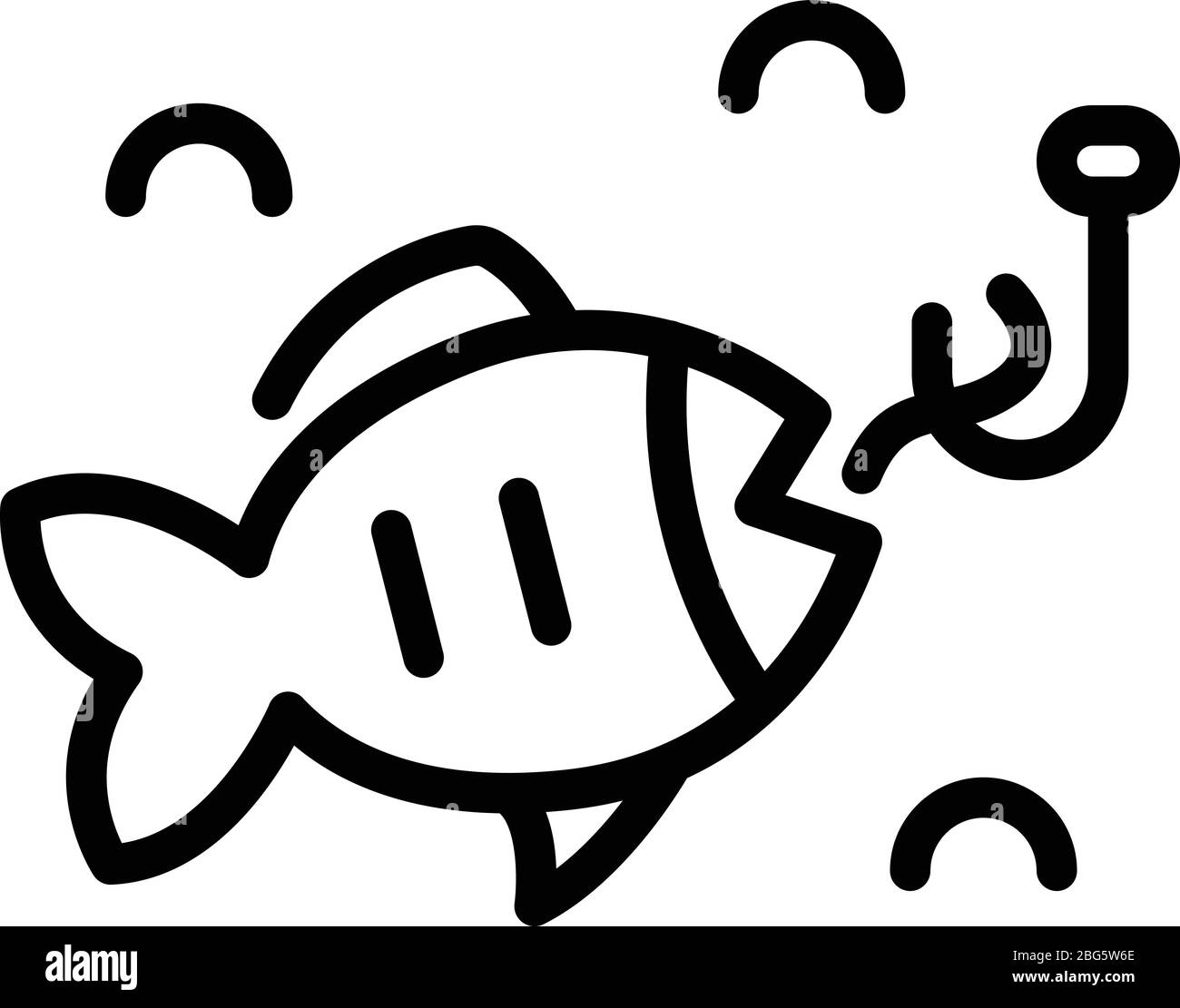 Fishing lure bait icon, outline style Stock Vector Image & Art - Alamy