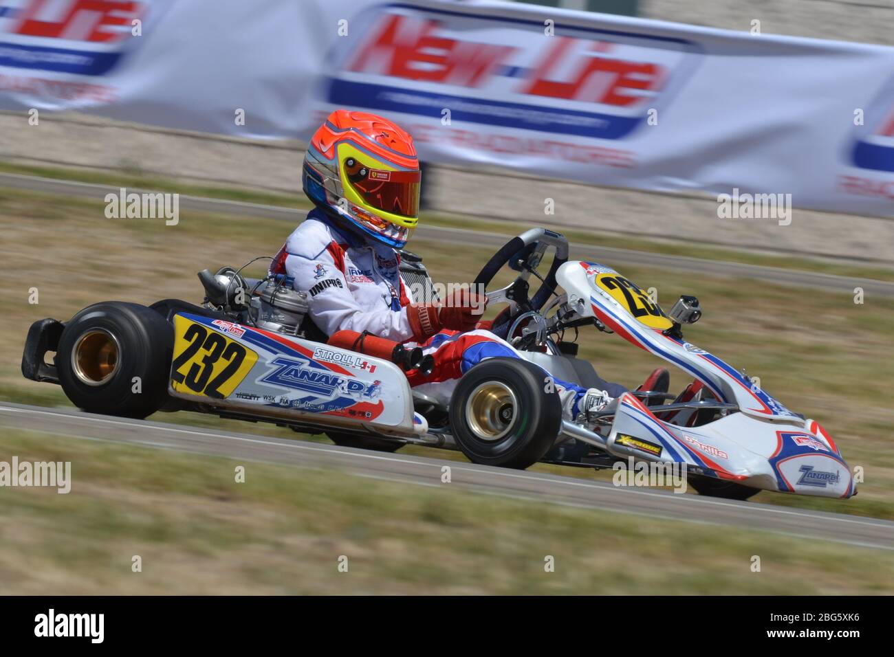 Racing Point Formula One driver Lance Stroll during his karting career ...