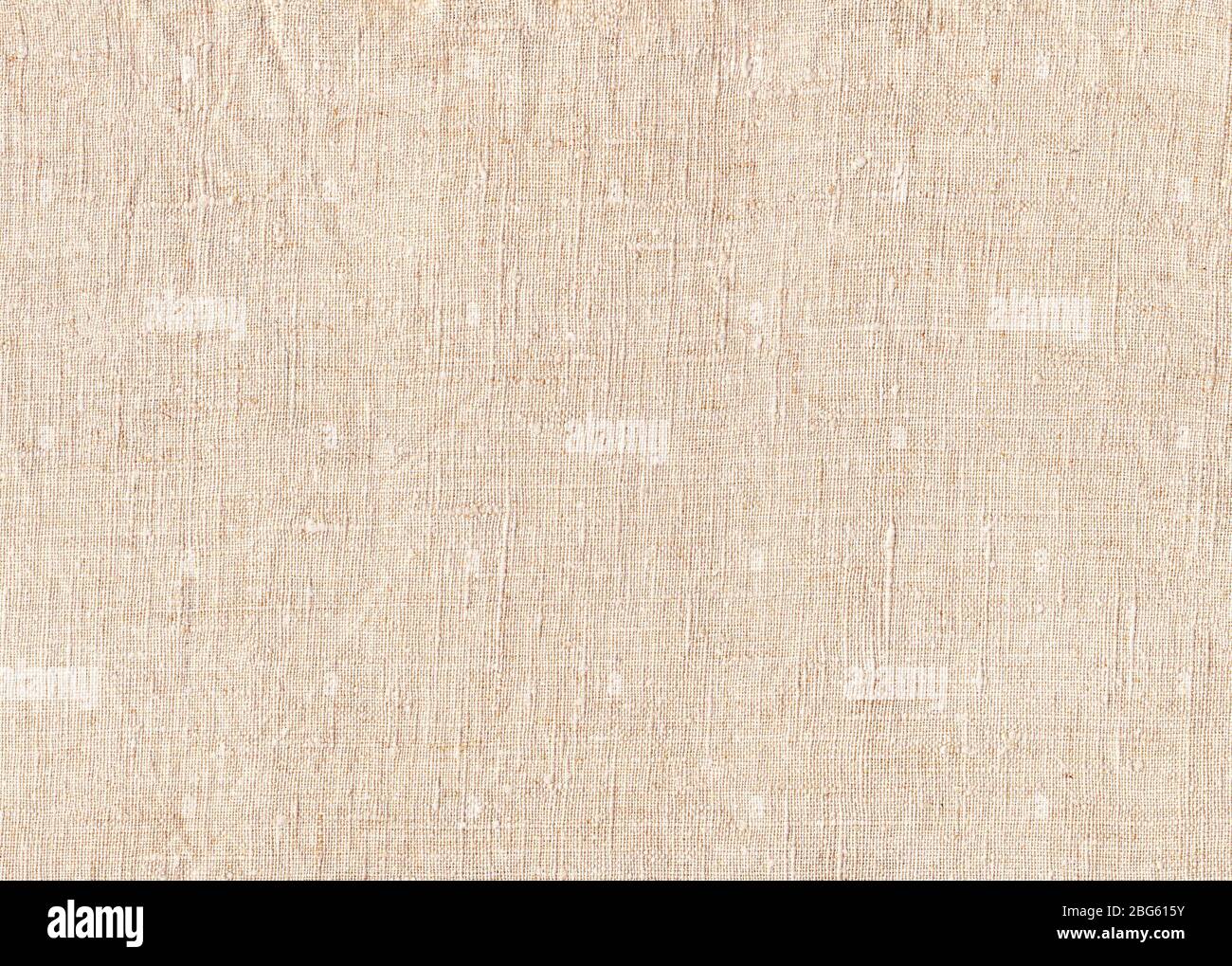 Handmade cloth background. Brown canvas seam for use as banner or ...