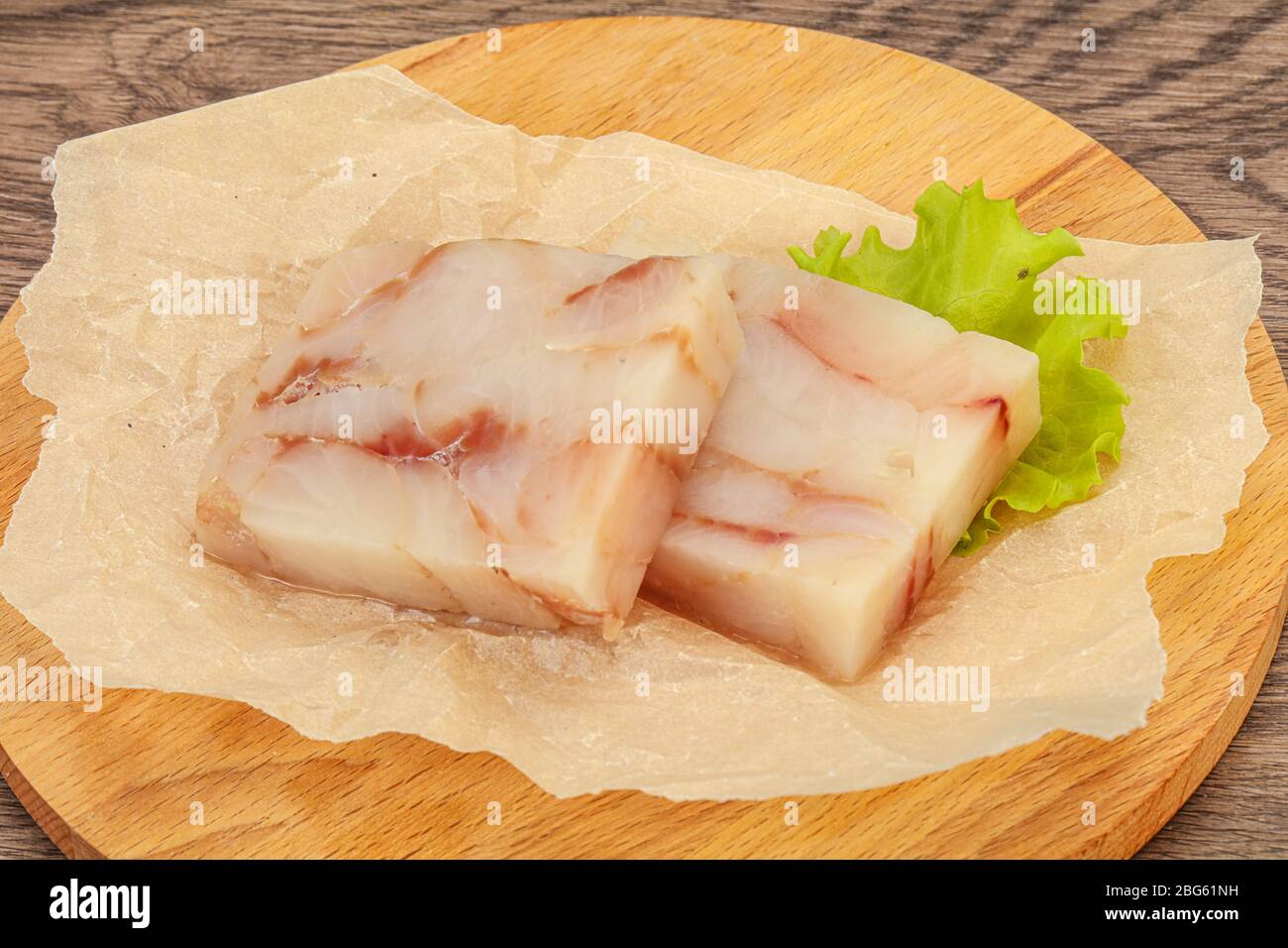 Raw dietary pollock fish fillet for cooking Stock Photo - Alamy