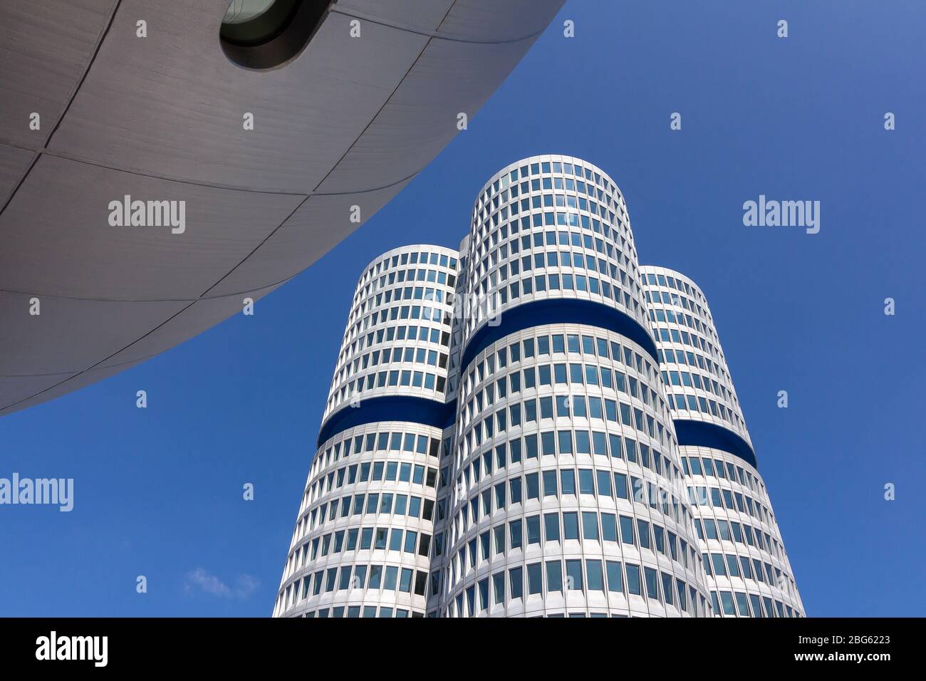 BMW Headquarters building. Headoffice in Munich, Germany, March 2020 ...