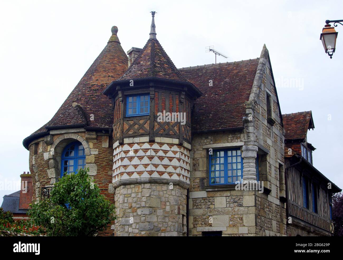 Typical French architecture, Normandy, France Stock Photo - Alamy