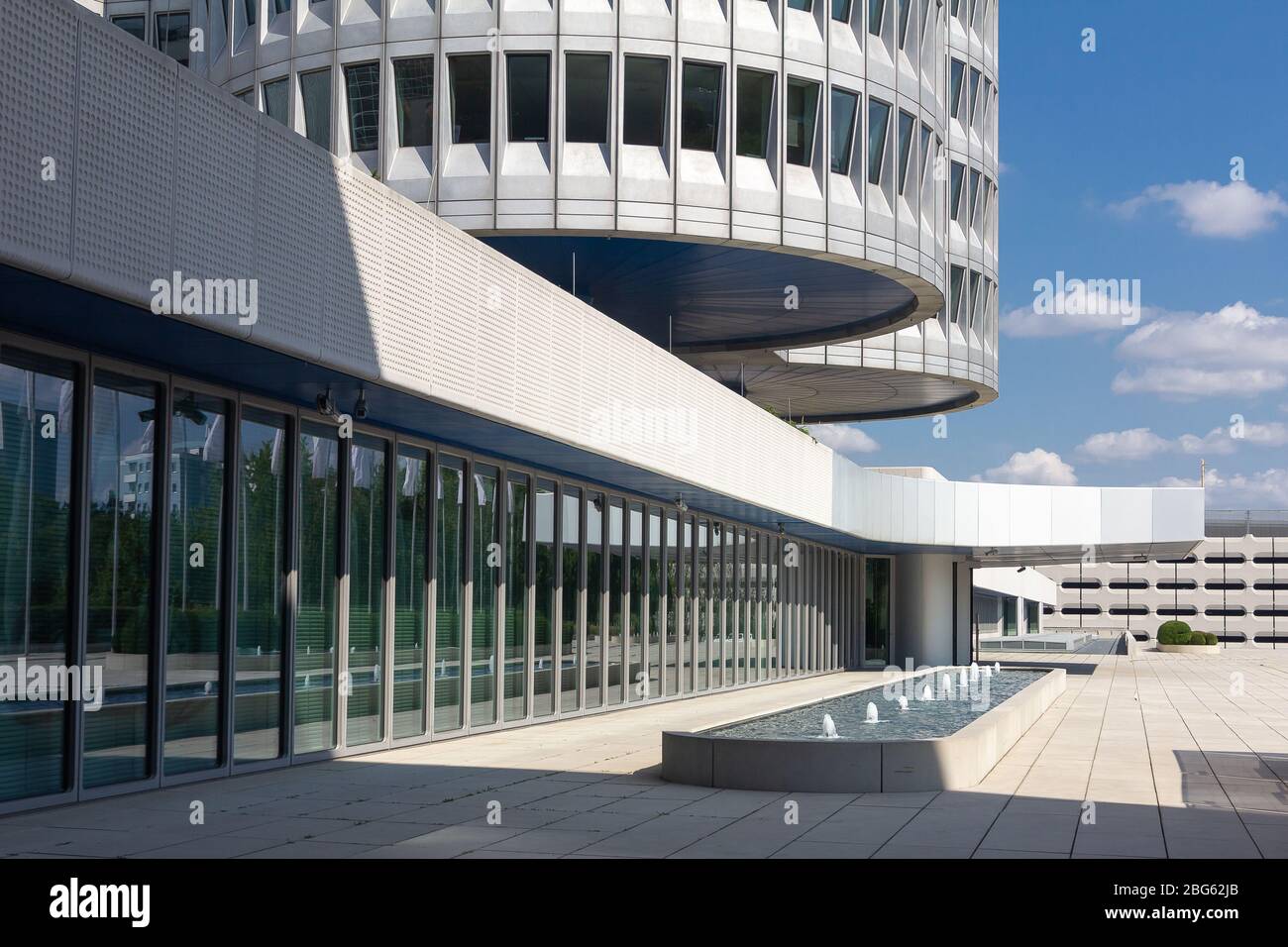 BMW Headquarters building. Headoffice in Munich, Germany, March 2020 ...